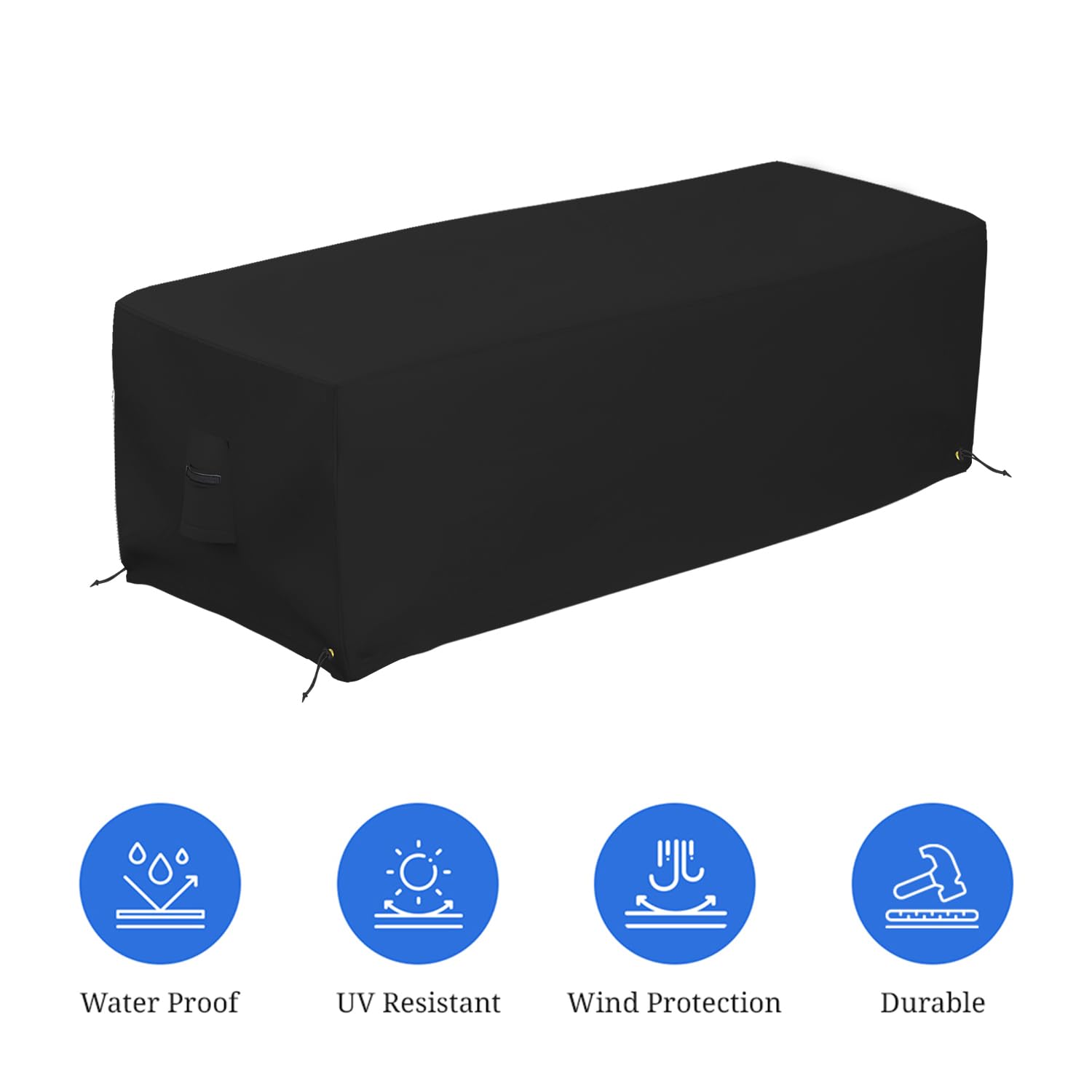 Covers & All Covers and All Outdoor Rectangular Fire Pit Cover ...
