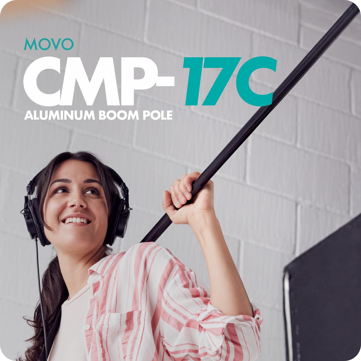 Movo CMP-17C Professional 9.8' Aluminum Boom Pole for Shotgun ...