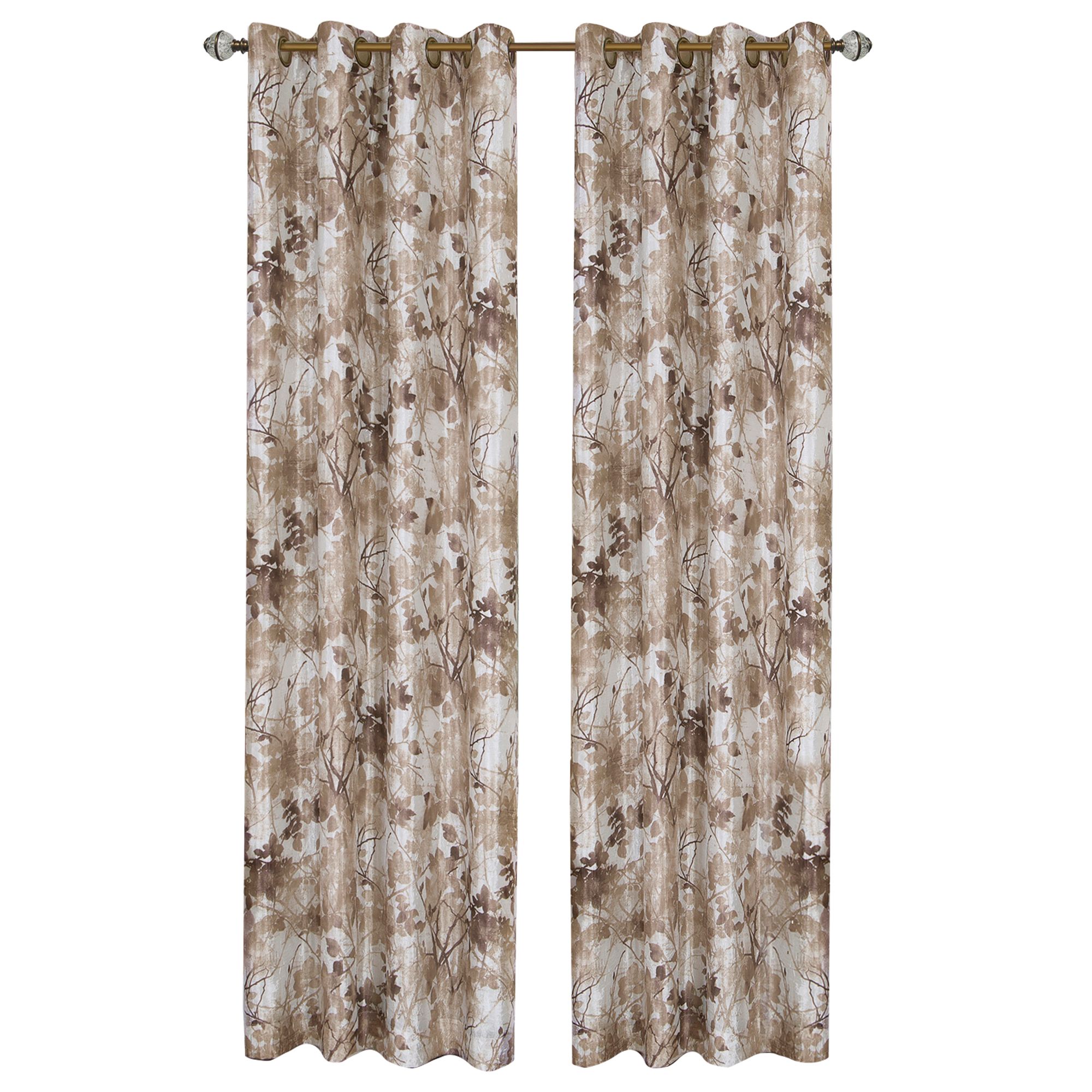 KATE AURORA Country Living 100 Percent Thermal Lined Grommet Top Floral ...