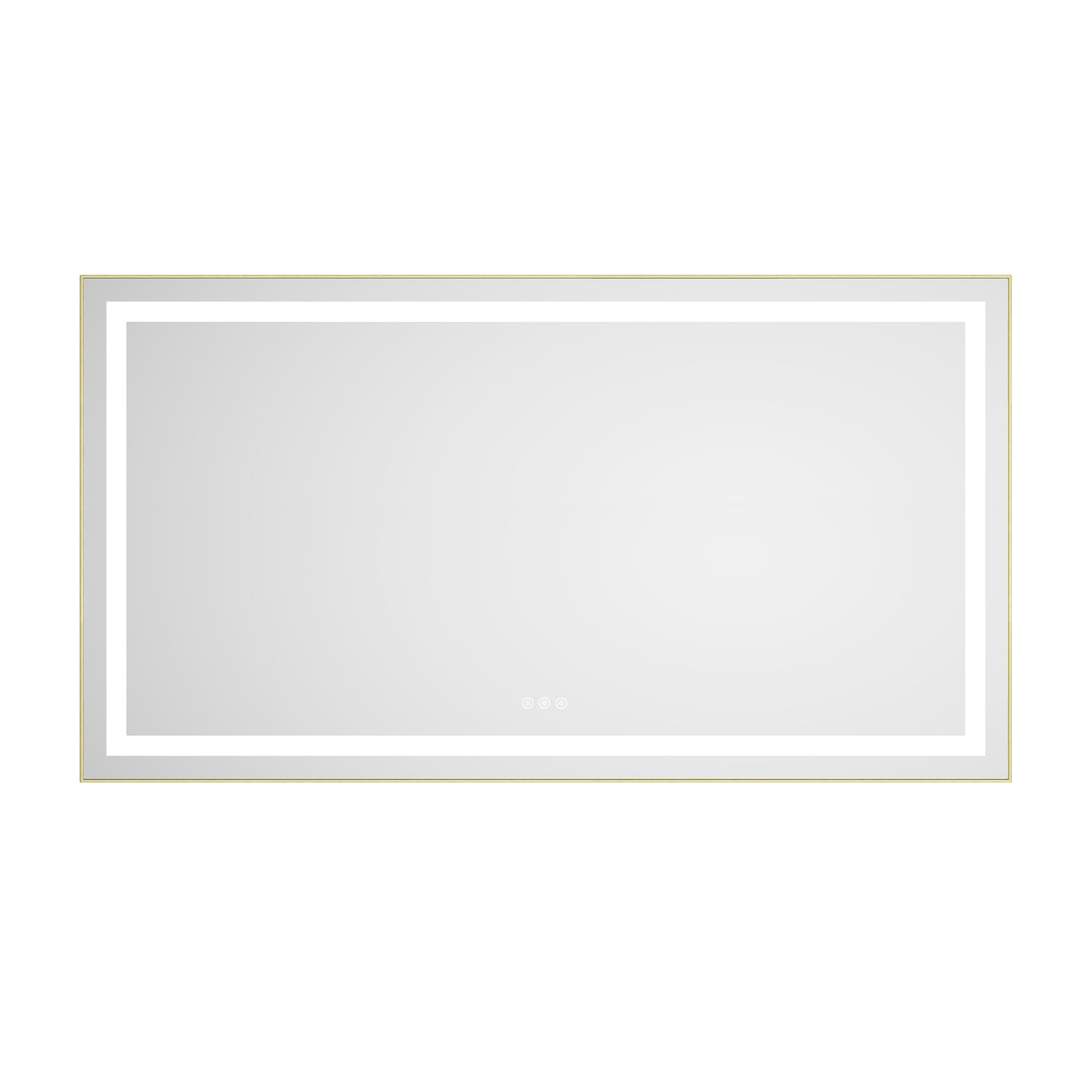 LUXEYARD 55inch x 30inch LED Bathroom Mirror with Front and Backlight ...