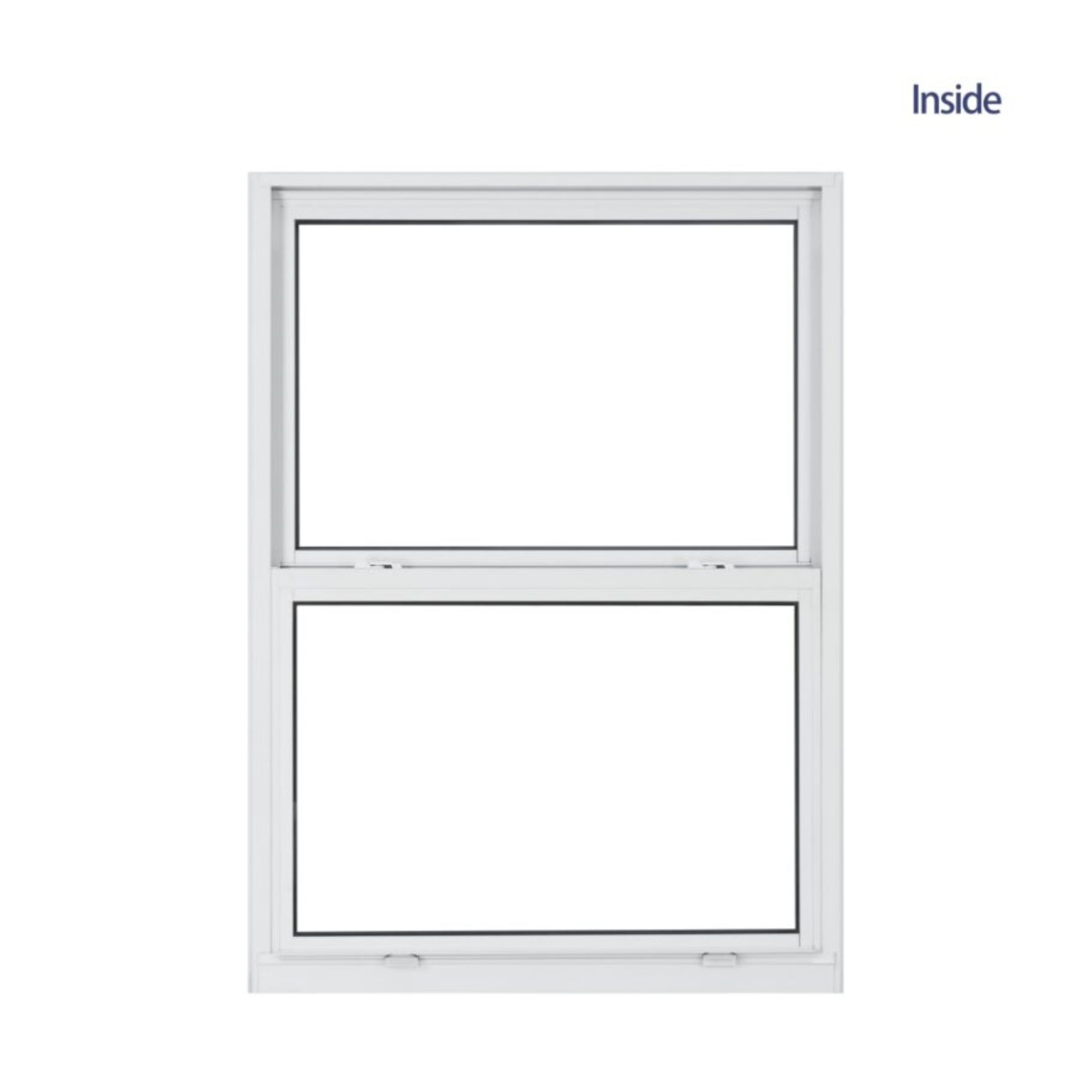 RELIABILT White Exterior Aluminum New Construction Single Hung Window ...