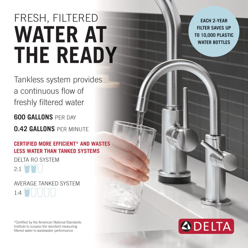 Shop Delta Clarifi™ Tankless Under Sink 6-Stage Reverse Osmosis System ...