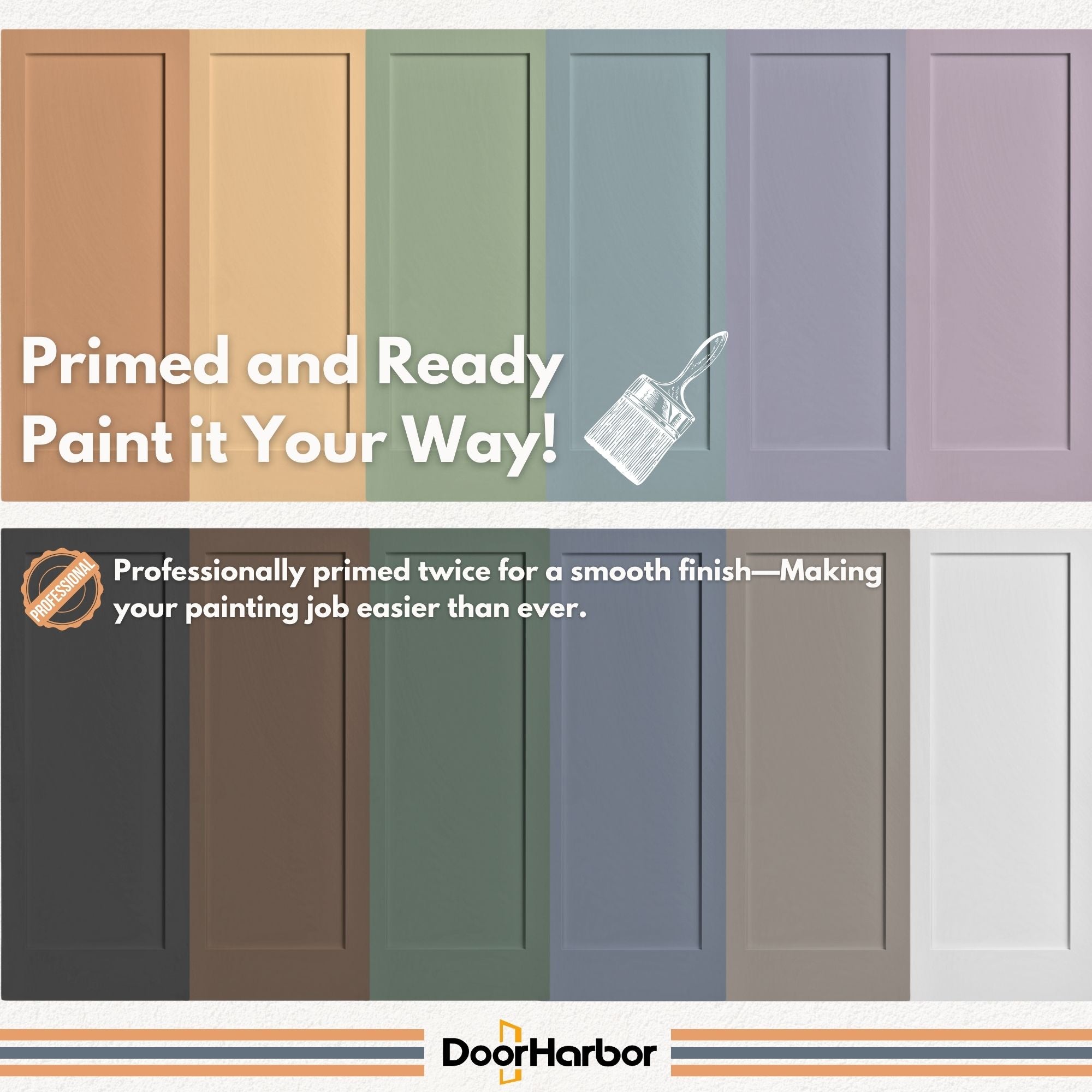 Door Harbor 36-in x 96-in Pre-Assembled Sliding Barn Door 1-Panel ...