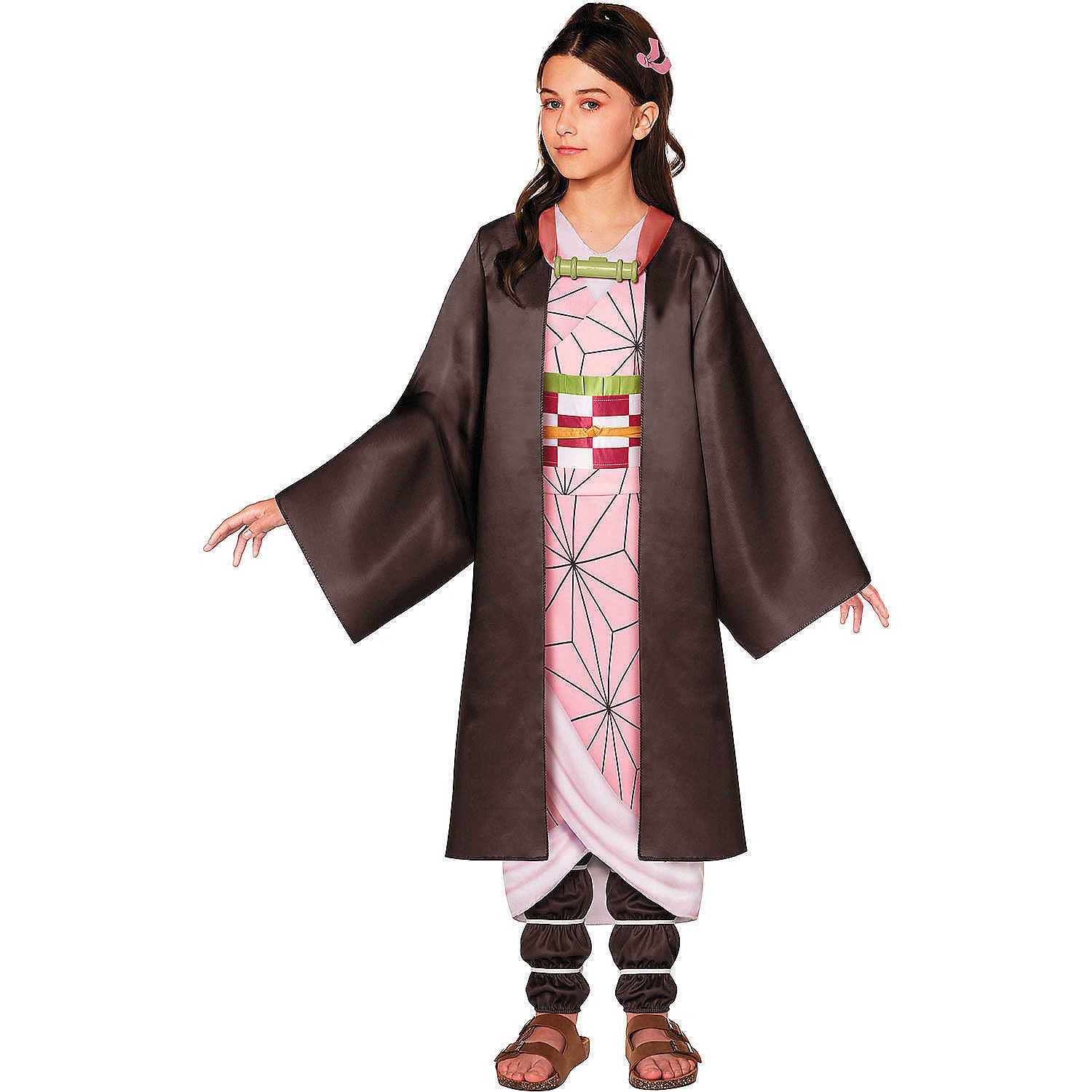 Inspirit Designs Demon Slayer Girl's Nezuko Kamado Dress Halloween ...