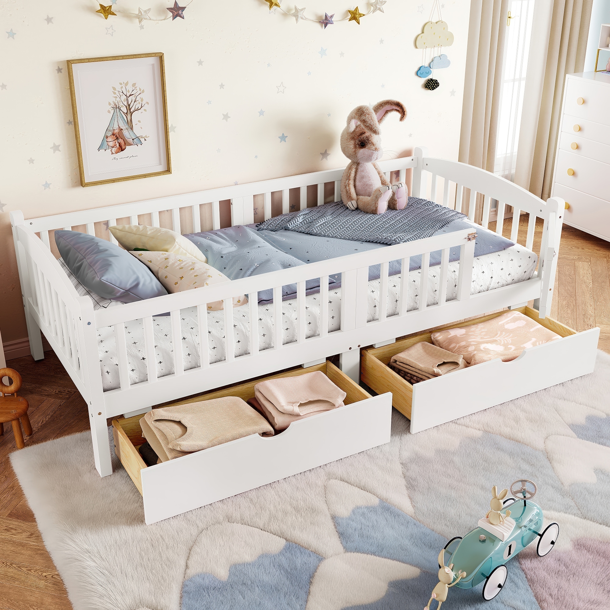Modern 41.29-Inch-Wide Toddler Beds at Lowes.com