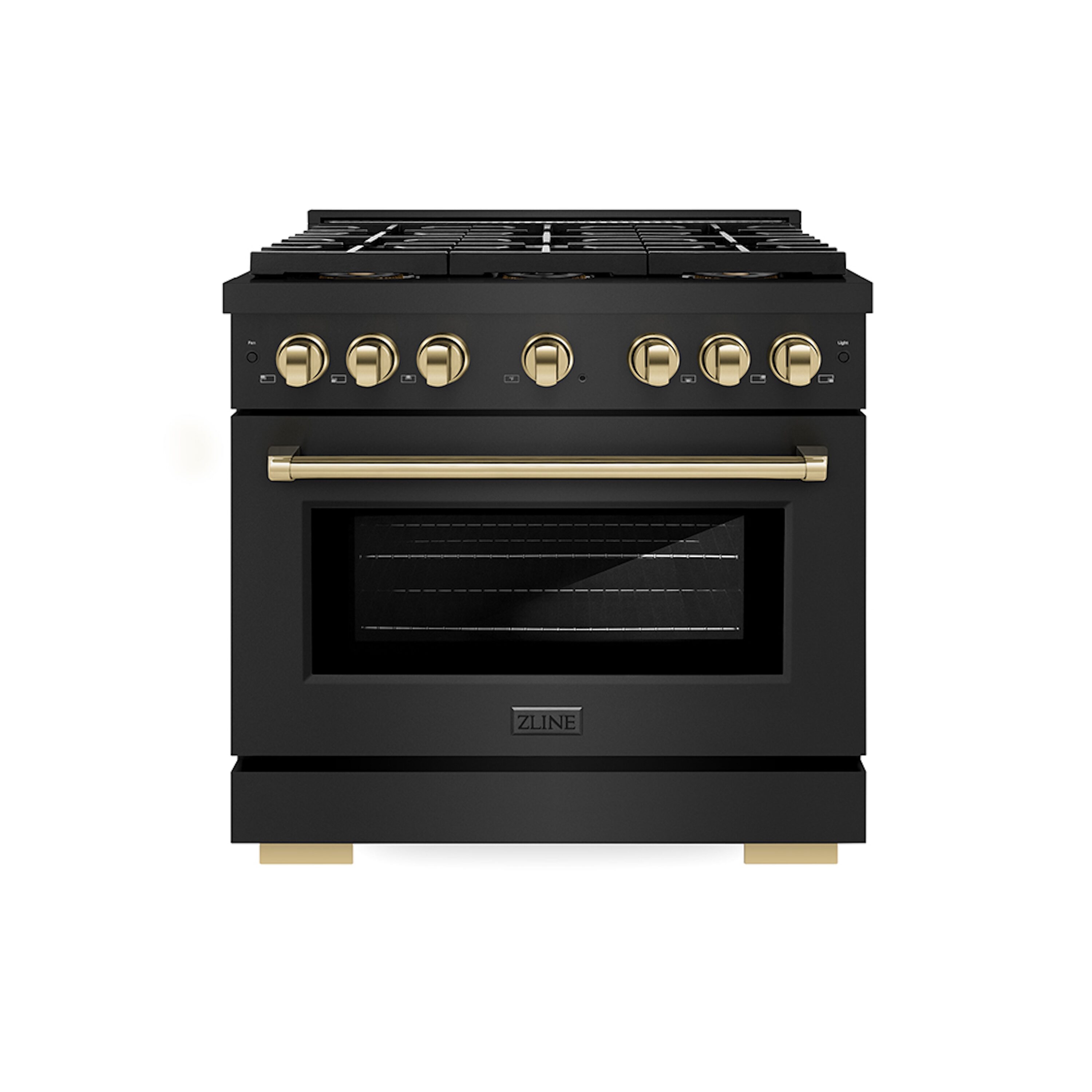 ZLINE KITCHEN & BATH Paramount 36-in Deep recessed 6 burners Convection ...