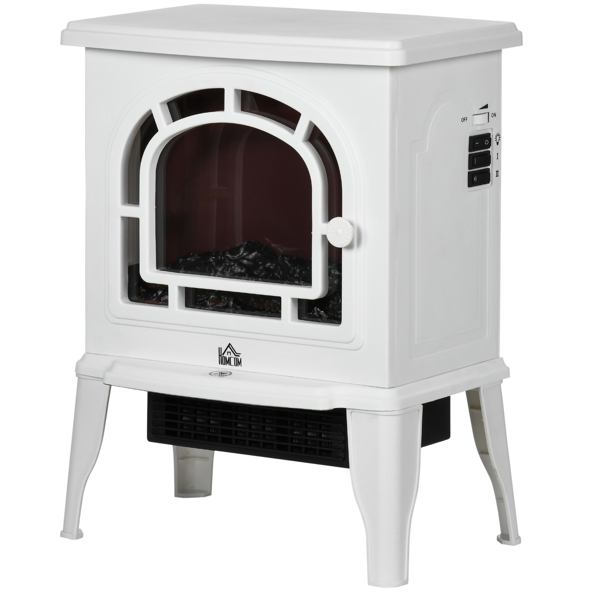 SINOFURN 15-in W White Assembly Required Free standing Fan-forced ...
