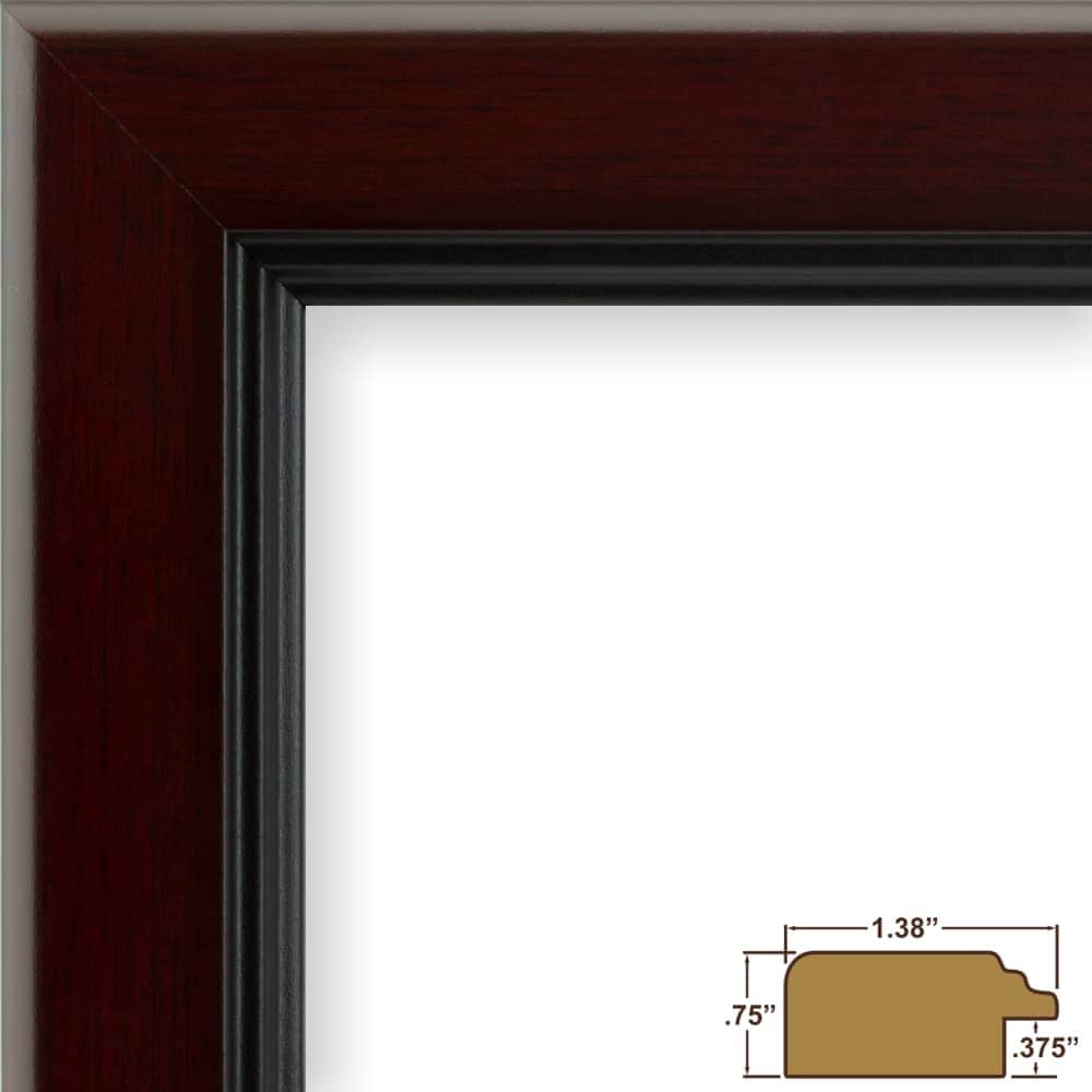 Craig Frames 10x14 Picture Frame Warm Mahogany Red Mossehaus Style 14 ...