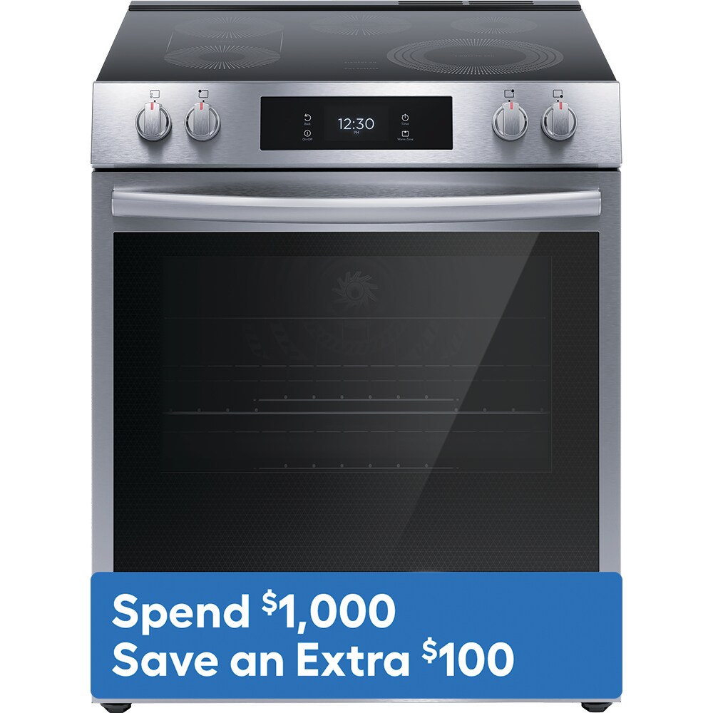 Frigidaire Gallery 30-in Glass Top 5 Burners 6.2-cu ft Self-Cleaning ...