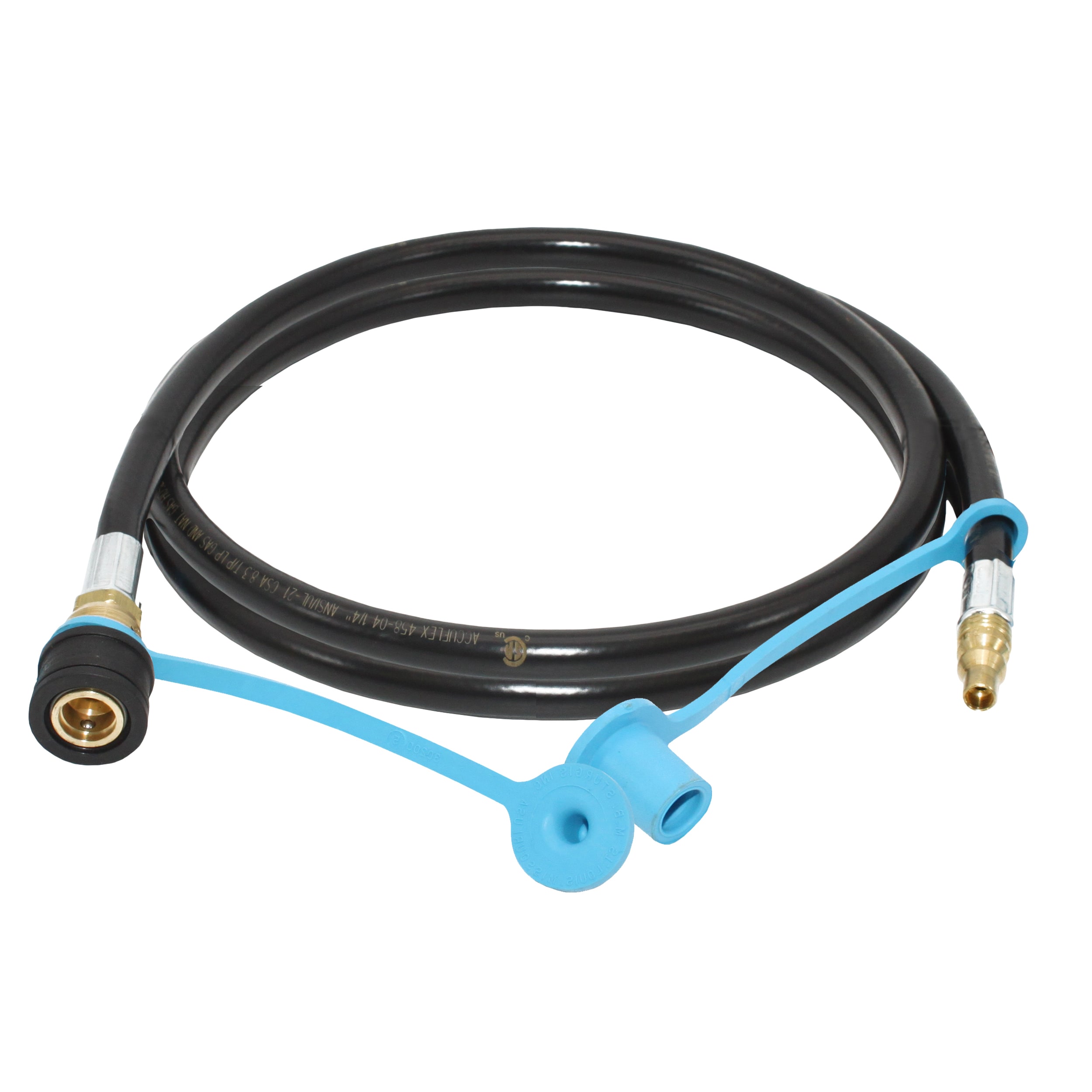 Flame King 72 Dual Quick Connect Hose for LP Gas 1/4 ID Thermoplastic ...