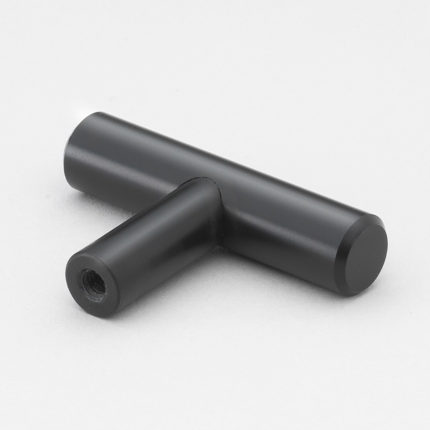 GlideRite Hardware 2-Inch Solid Steel Matte Black Cabinet T-Knob - 5002 ...