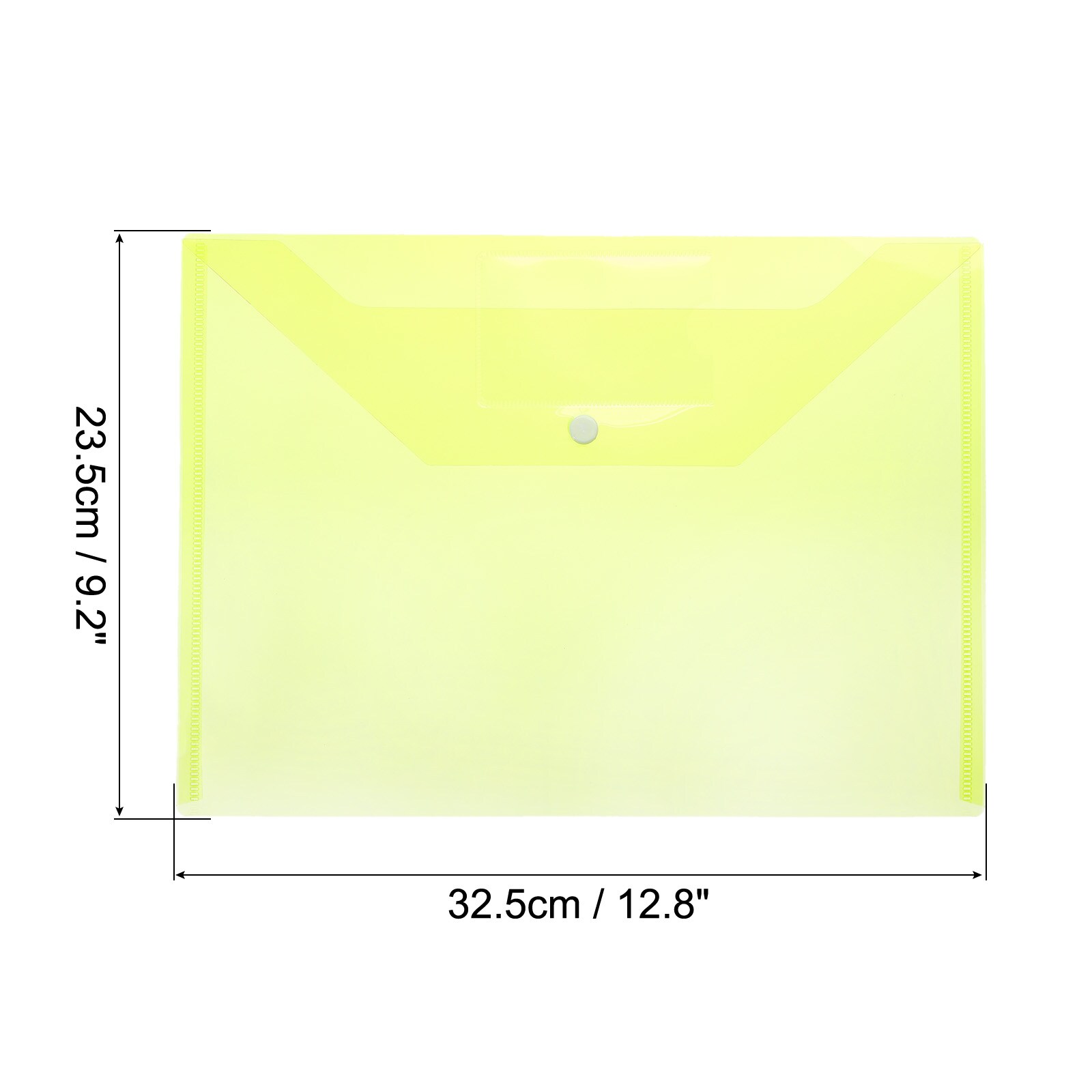 PATIKIL File Folders 10pcs A4 Plastic Envelopes Folder with Snap ...