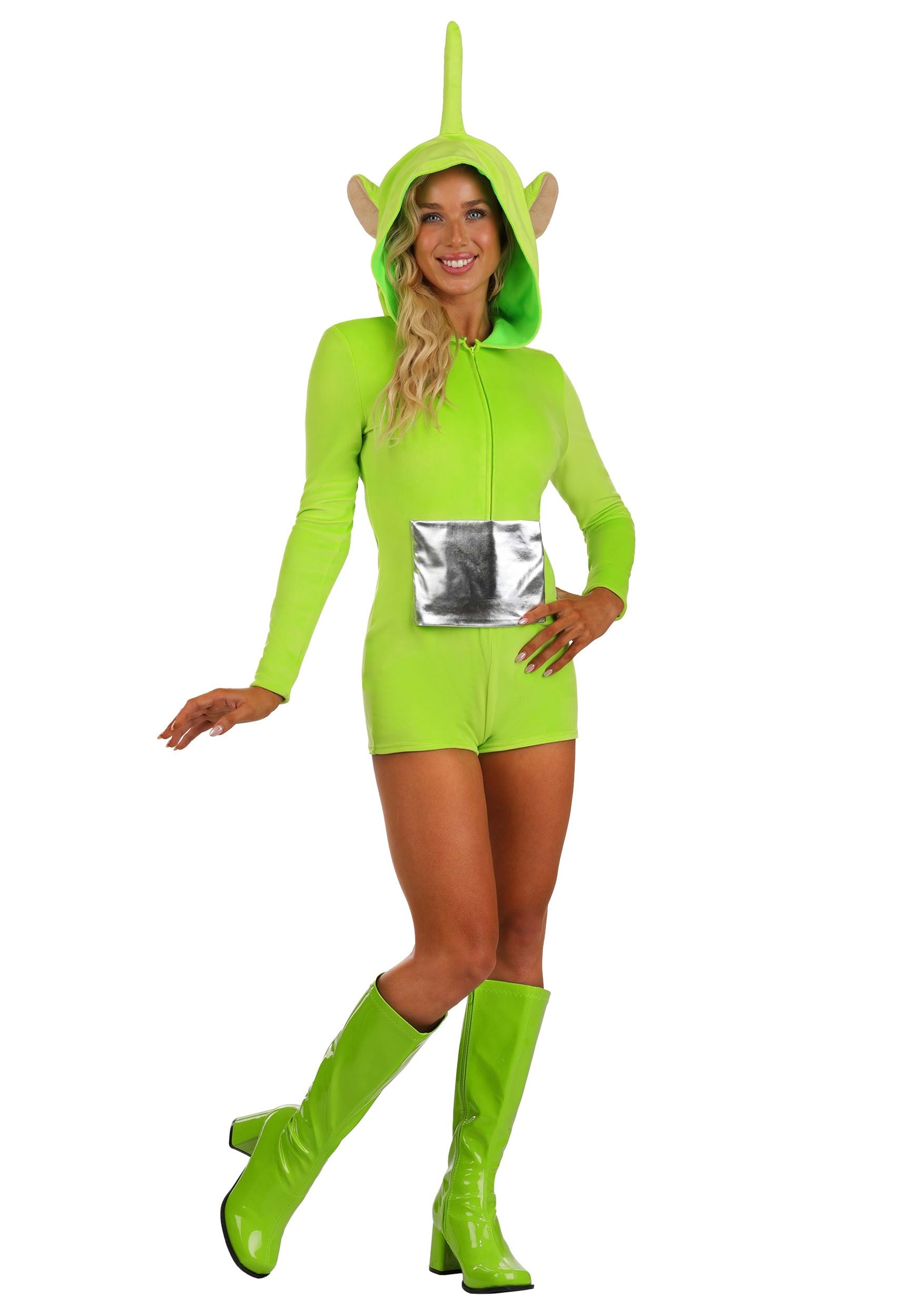 HalloweenCostumes.com FUN Costumes Teletubbies Dipsy Romper Women's ...