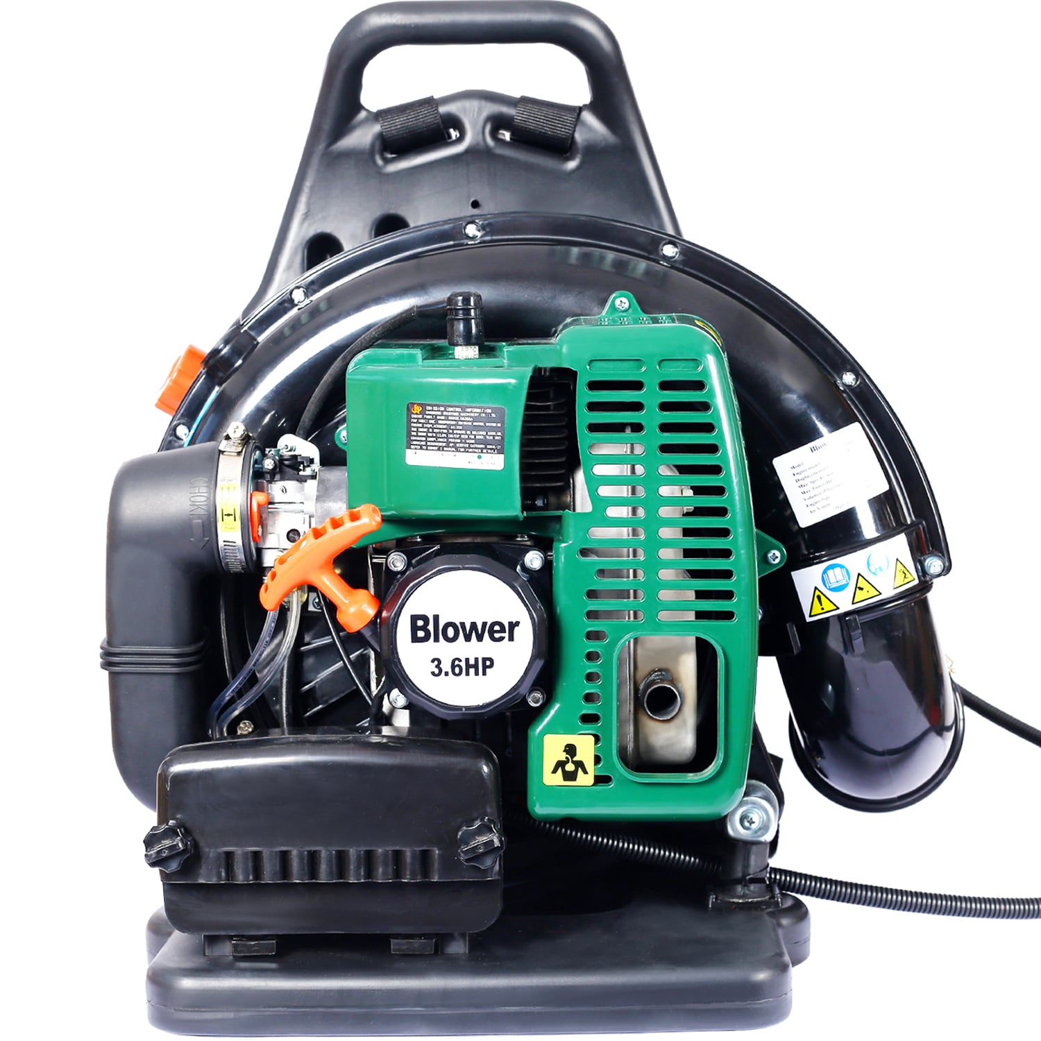 LUCKY ONE 63.3cc 235 MPH 750 CFM Gas Backpack Leaf Blower 22 lb in the ...