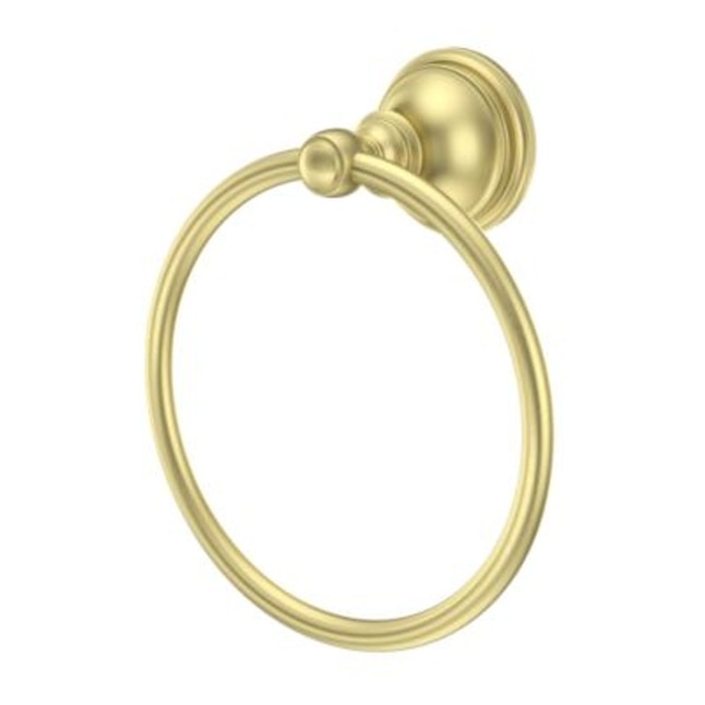 Pfister Tisbury Brushed Gold Wall Mount Single Towel Ring BRB-TB0BG at ... Pfister Tisbury Brushed Gold Wall Mount Single Towel Ring BRB-TB0BG at ...