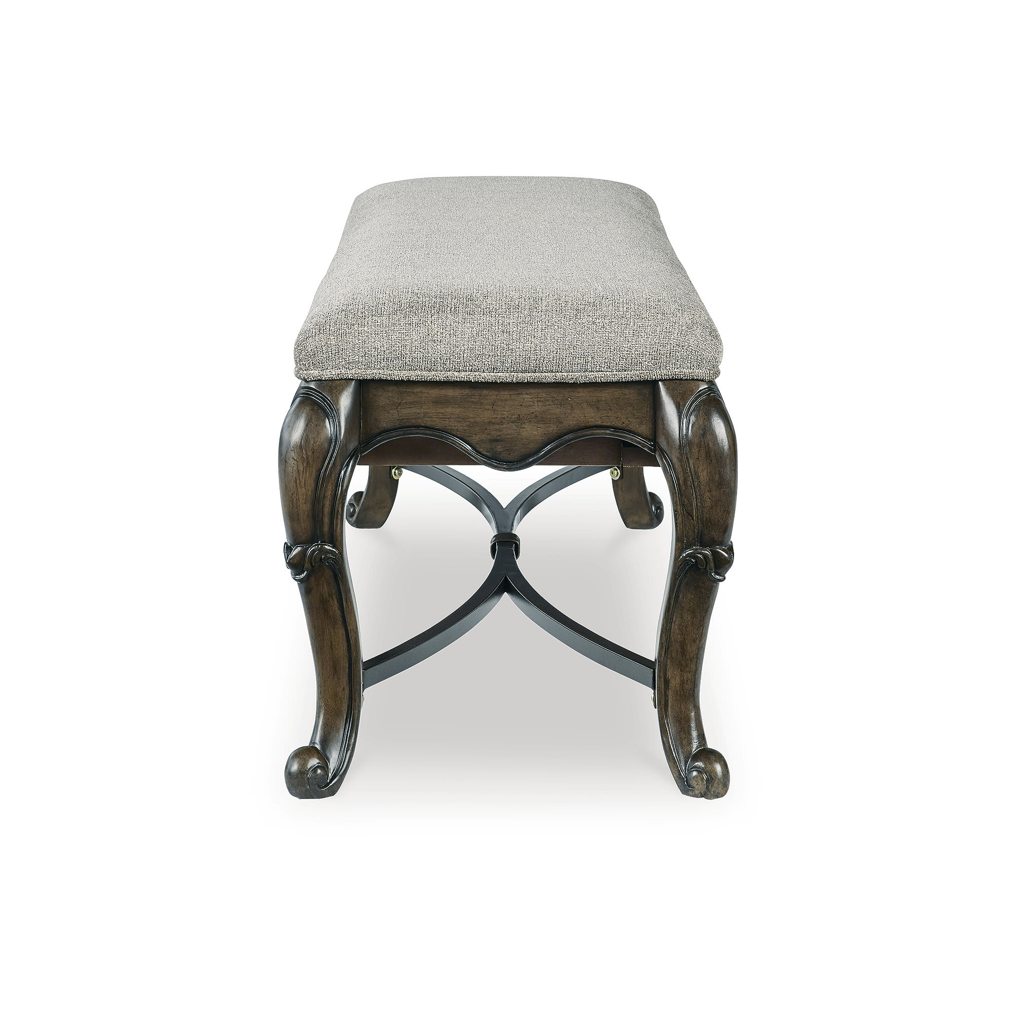 Signature Design by Ashley Maylee Dining Bench Traditional Style Dark ...