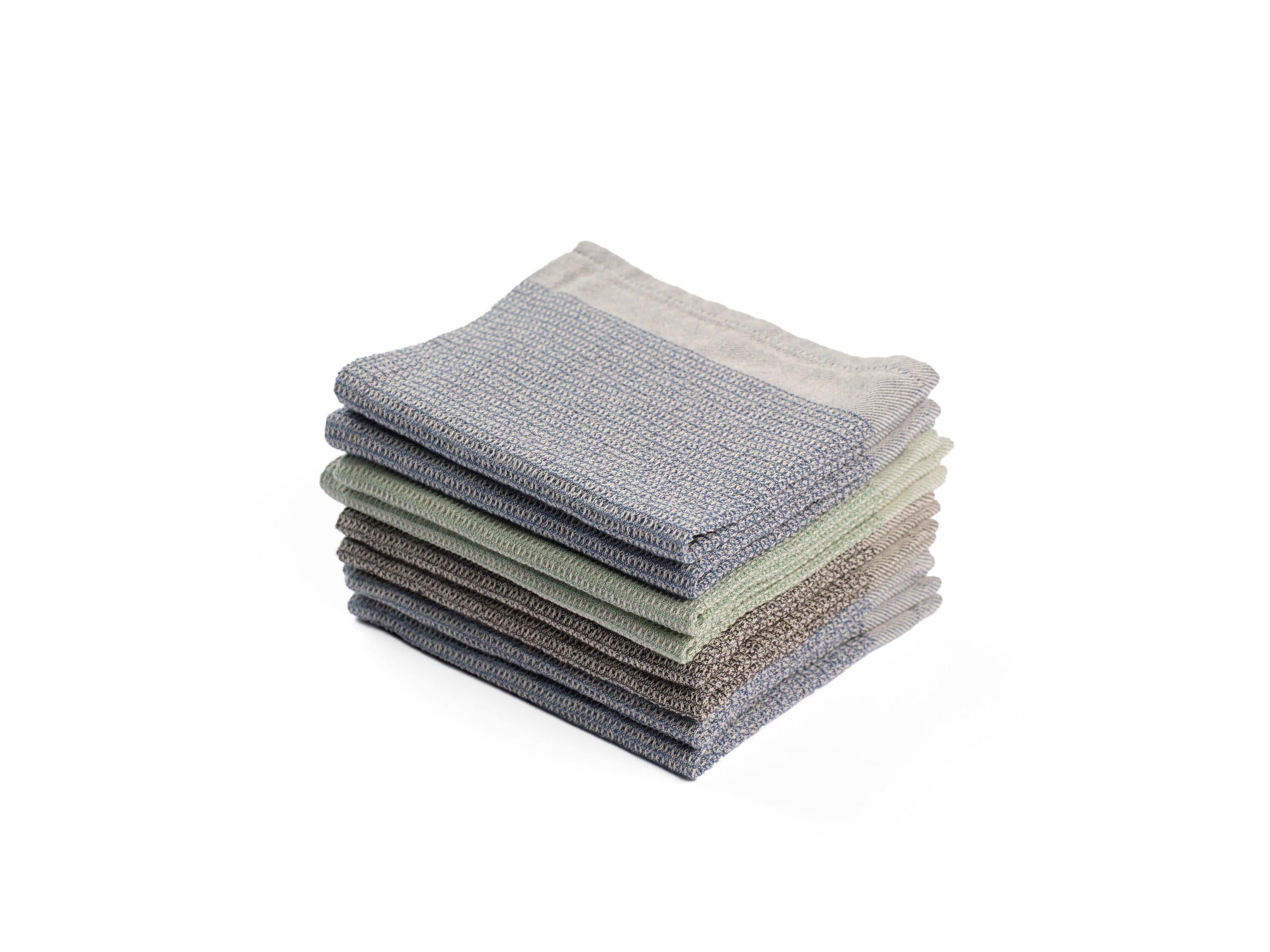 MEEMA Waffle Weave Dish Towels - Set of 8 in the Kitchen Towels ...