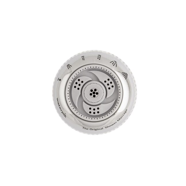 Waterpik Original Shower Massage Chrome Round Fixed Showerhead Shower ... Waterpik Original Shower Massage Chrome Round Fixed Showerhead Shower ...