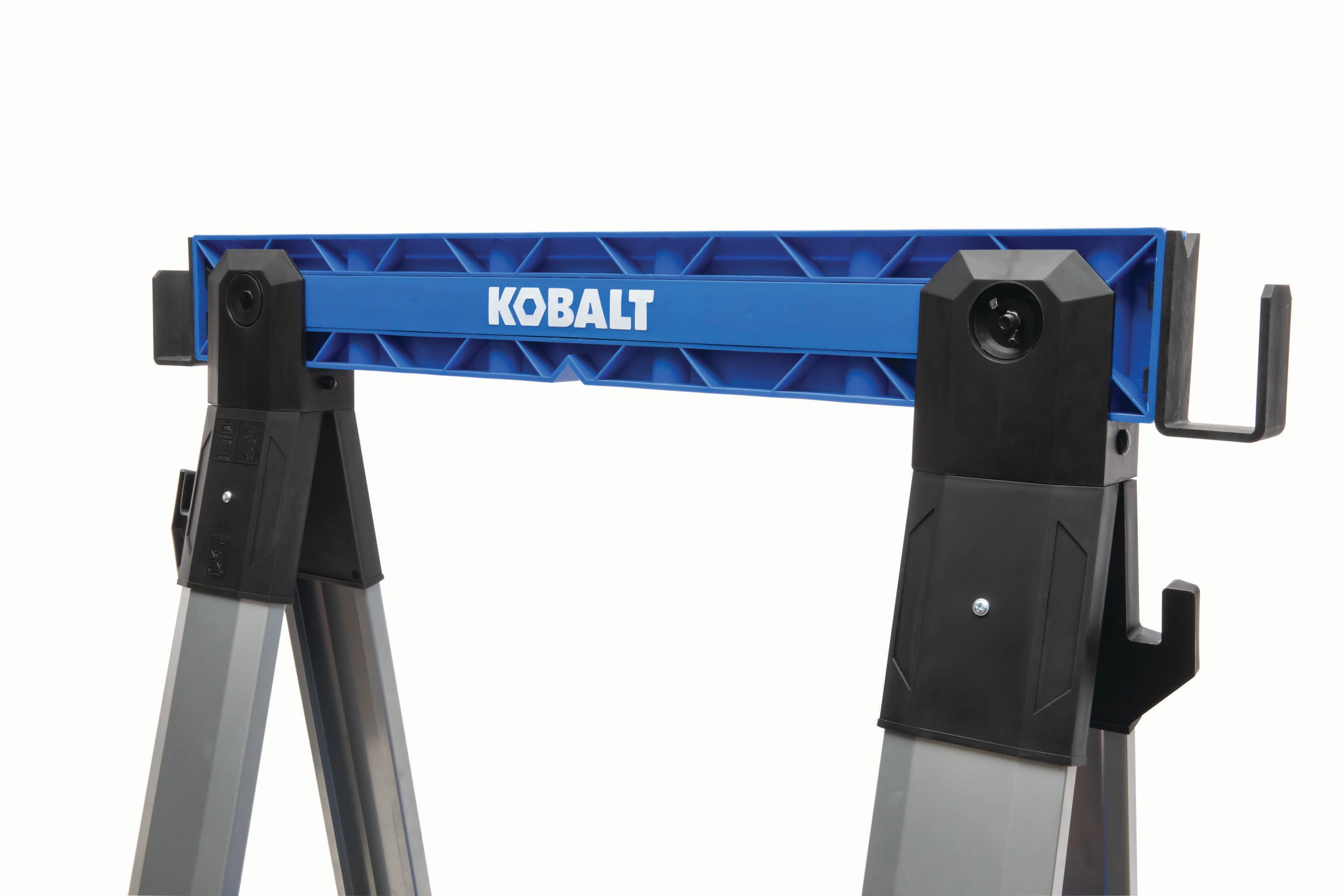 Kobalt 4 in 1 Work Top 30.75 in W x 33.86 in H Adjustable Polypropylene and Steel Construction Saw Horse 1100 lb Capacity in the Saw Horses department at Lowes