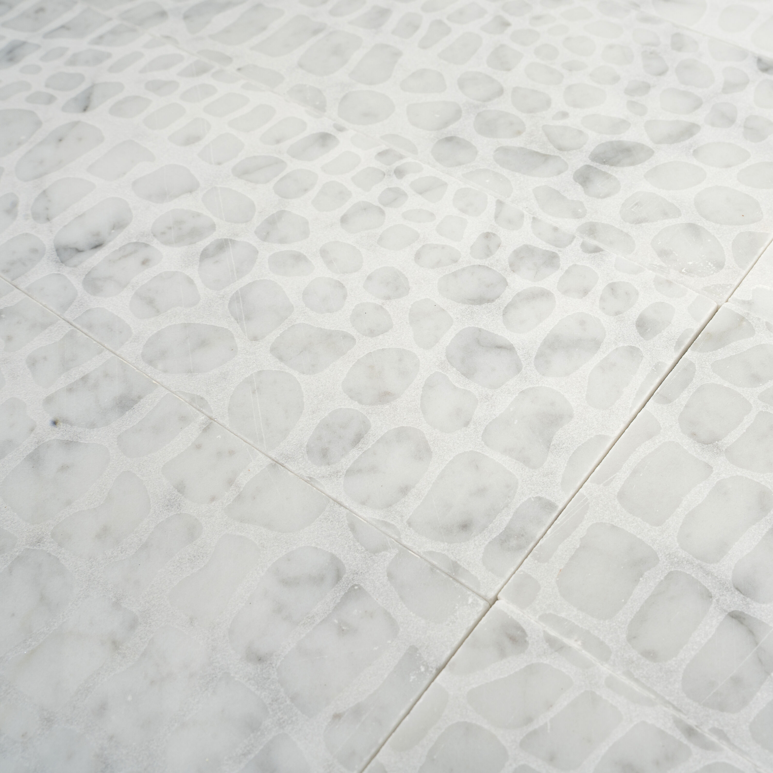 Apollo Tile Artisana White 3-in x 12-in Carrara-look Natural stone ...