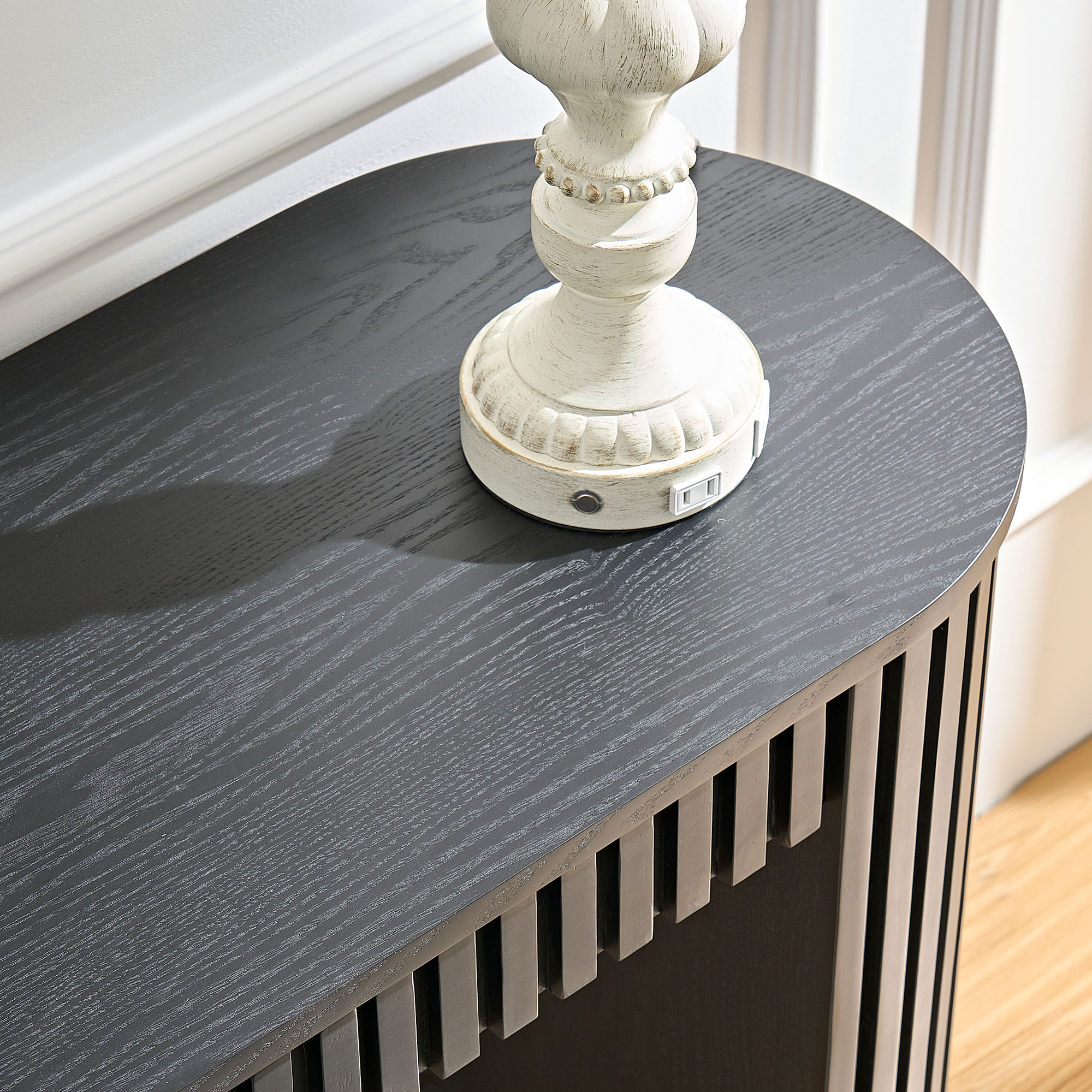 LUXEYARD 59 05InchModern Console Table With Drawer for Entryway with ...