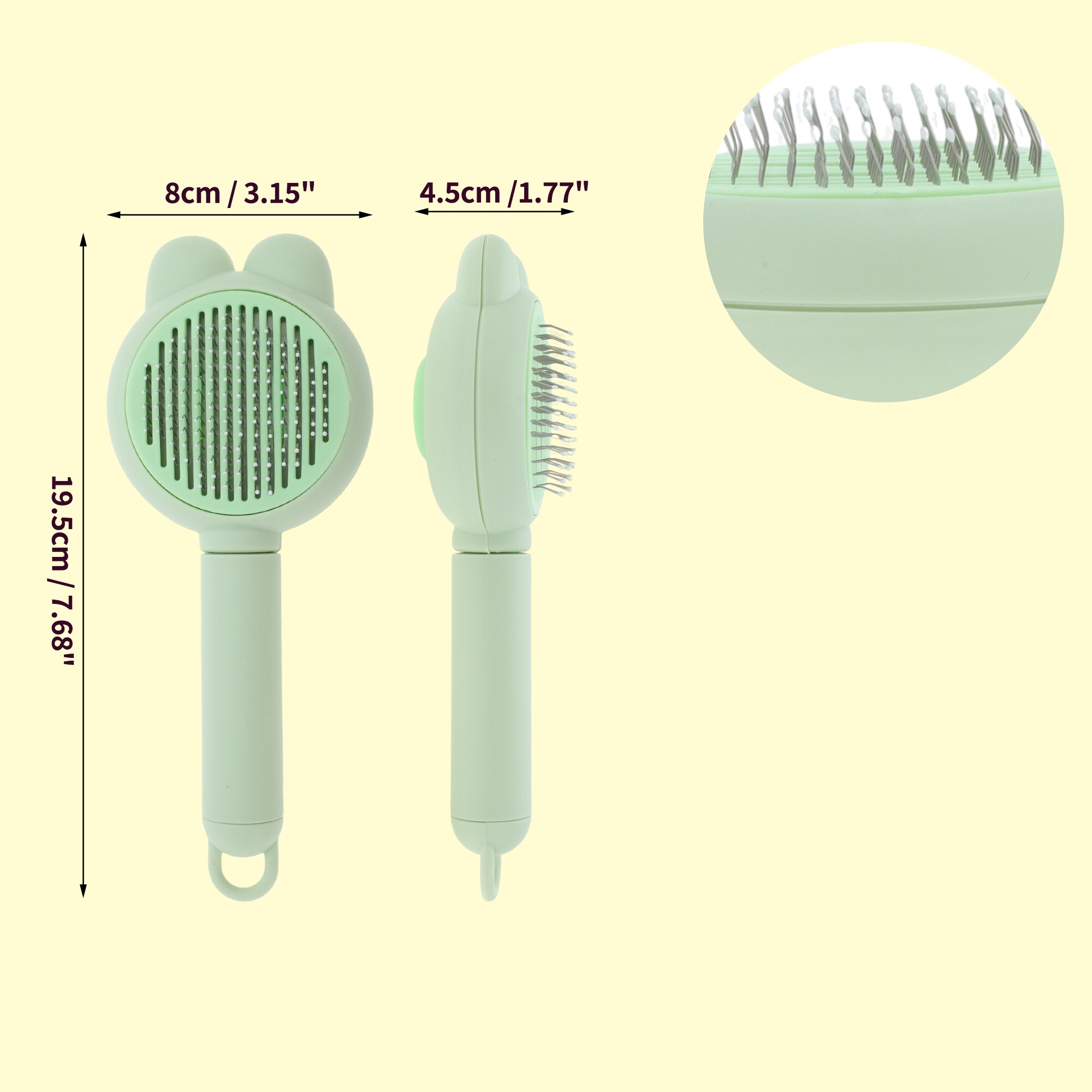 Unique Bargains Pet Brush Cleaning Brush for Cats and Dogs Pet Grooming ...