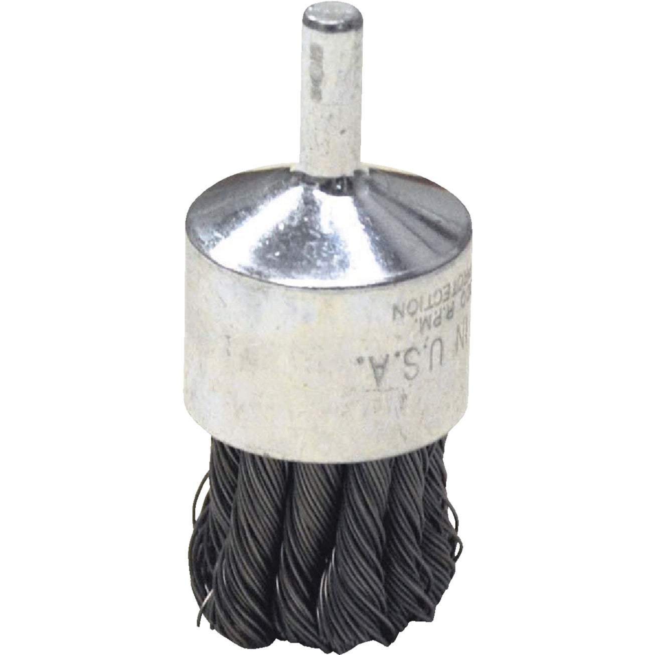 Weiler Carbon Steel Cup Brush Shank Attachment 1 in 0.02 in Bristles ...