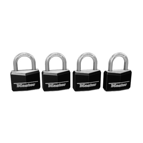 Master Lock Keyed Padlock, 1-9/16-in Wide x 7/8-in Shackle Keyed Alike ...