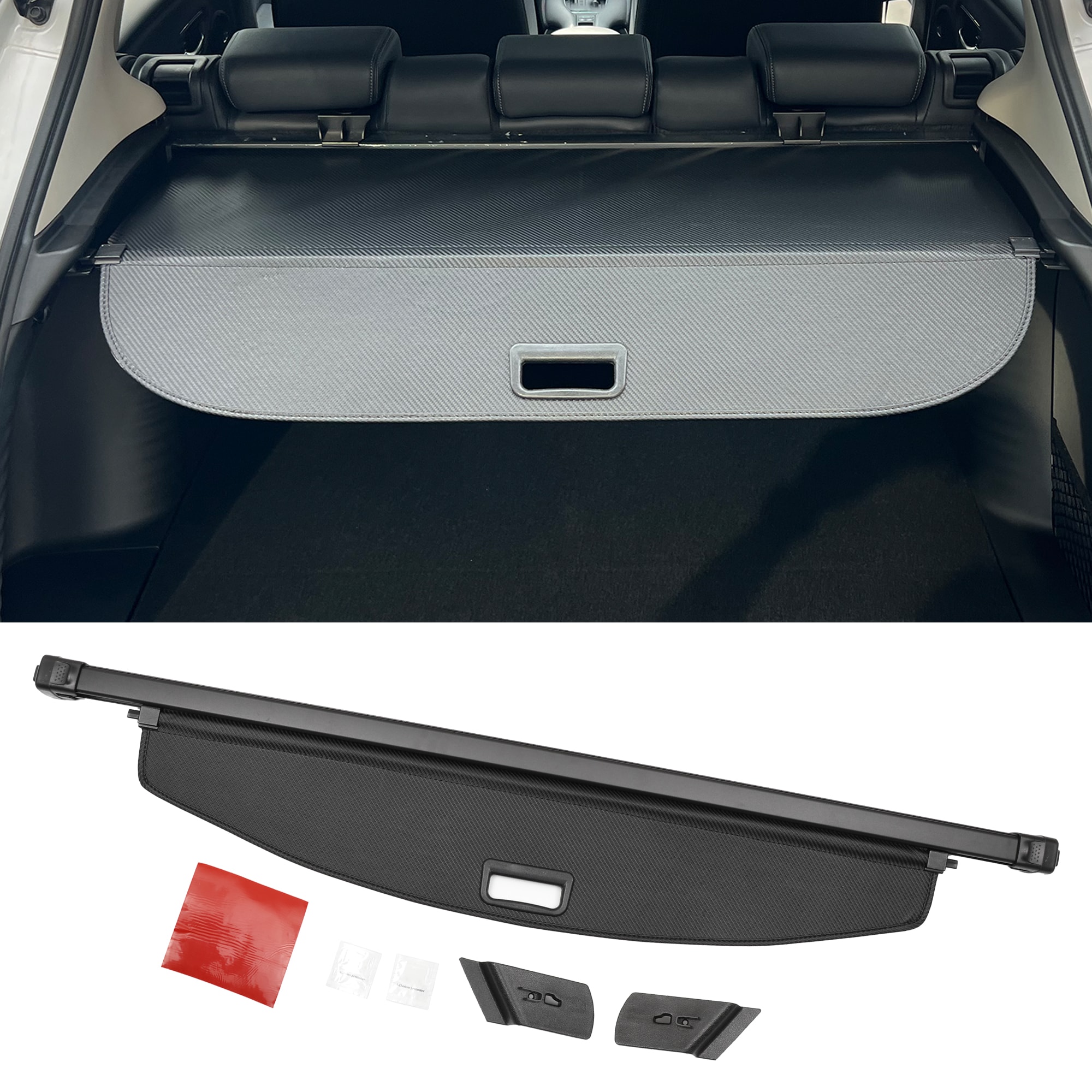 Unique Bargains Car Trunk Retractable Cargo Cover for Cadillac XT6 19 ...