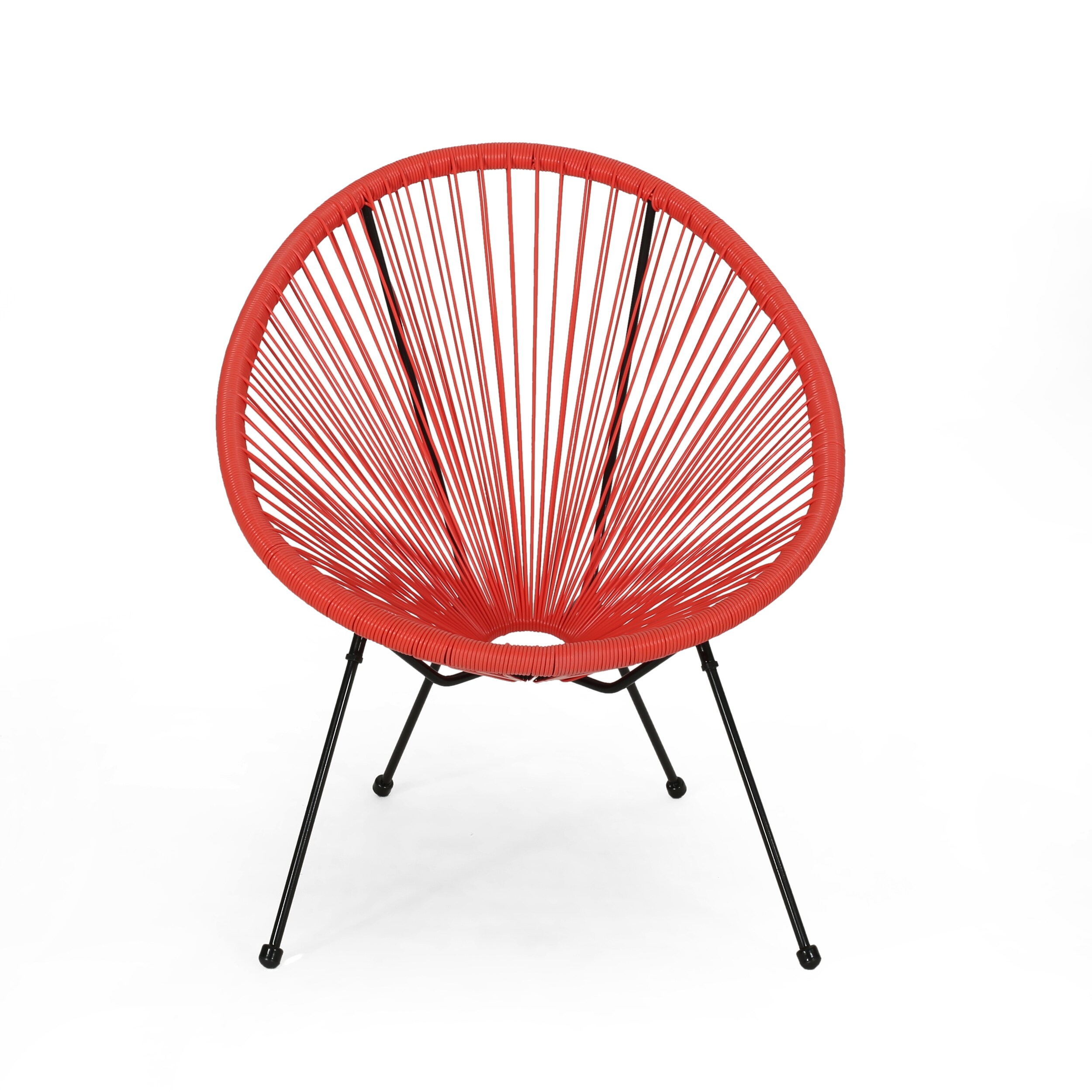 Christopher Knight Home Anson Outdoor Steel Chairs Hammock Rattan ...