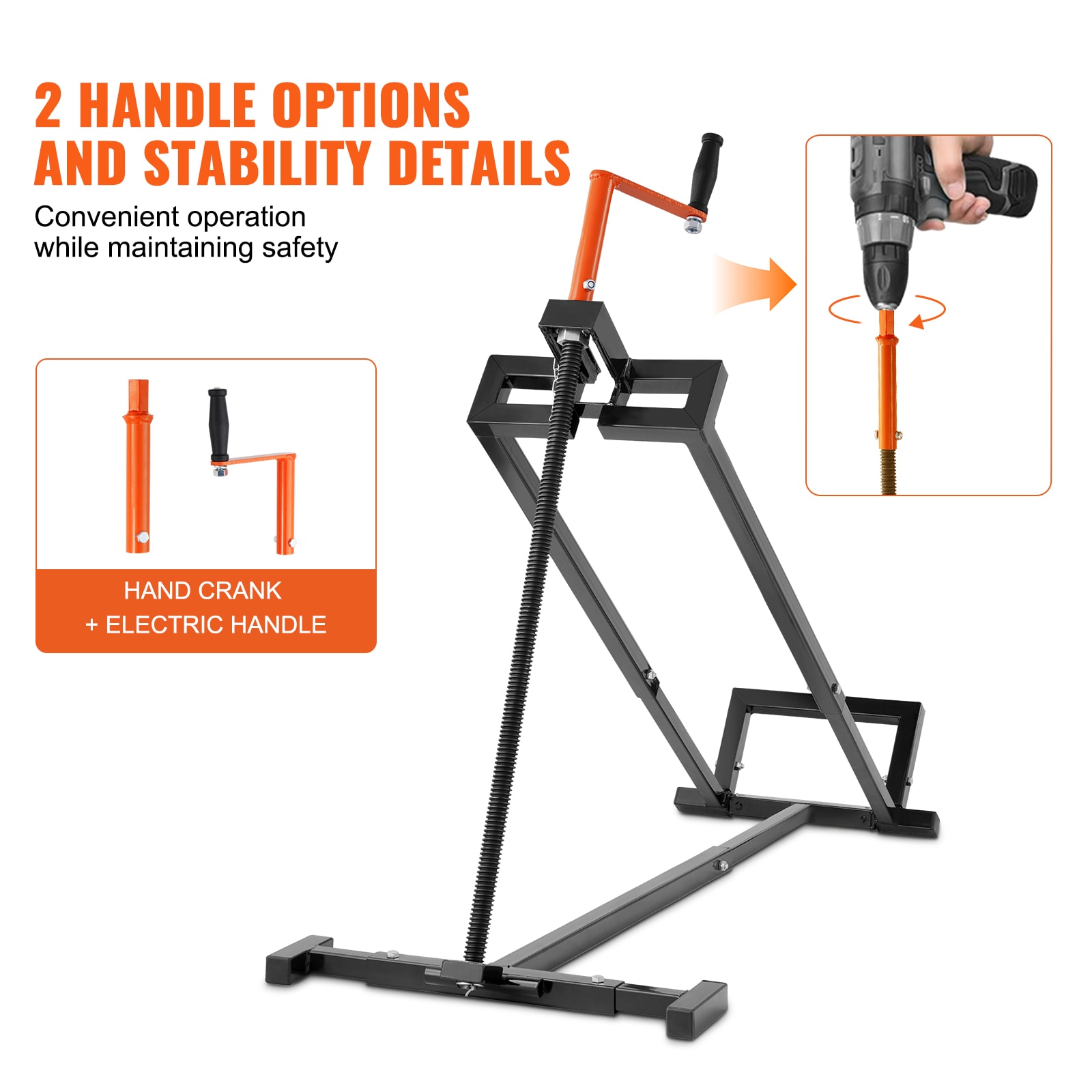 VEVOR Ride on Lawn Mower Lift Jack 880 Lbs Weight Capacity Telescopic ...