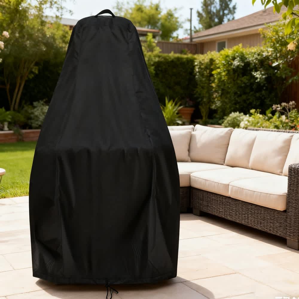 Aoibox Chiminea Cover 1 Piece Waterproof Outdoor Fireplace Fire Pit ...