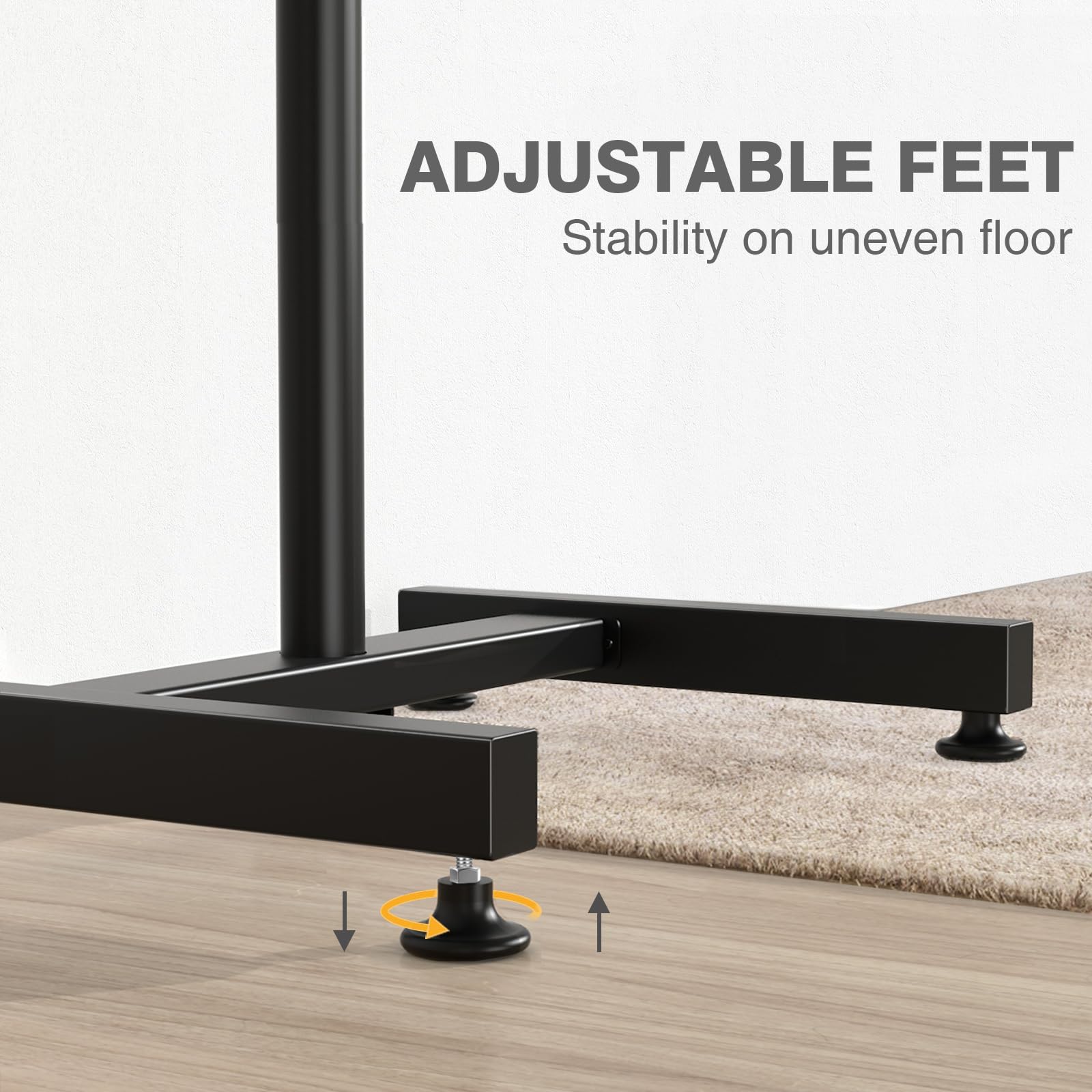 Etokfoks TV Floor Stand for 13-50 inch LCD LED Flat Curved Screens up ...