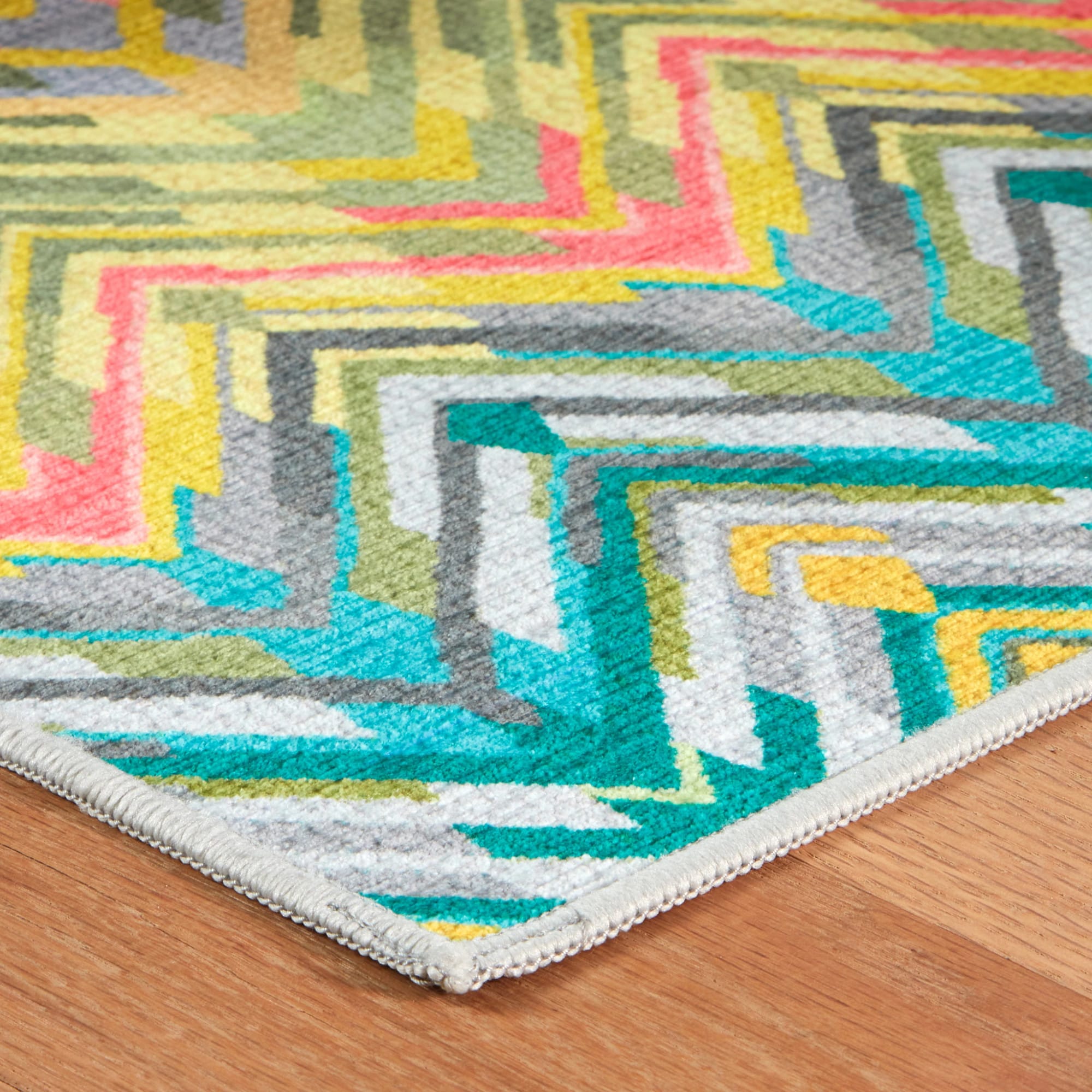 DASH & ALBERT Seneca 4 x 6 Machine Washable Rug in the Rugs department ...