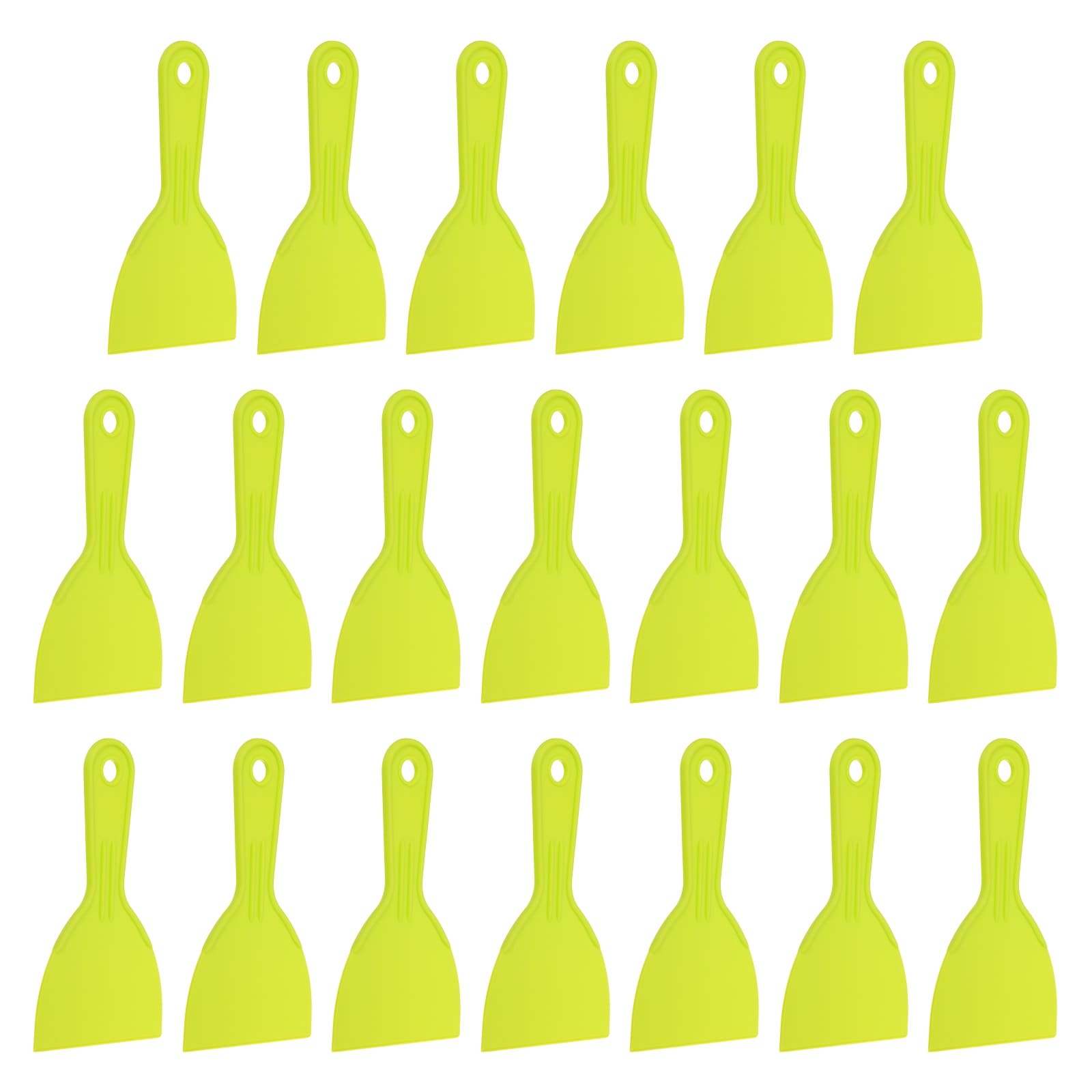 Harfington 20pcs Putty Knife Scraper 4 Inch Width Flexible Plastic ...