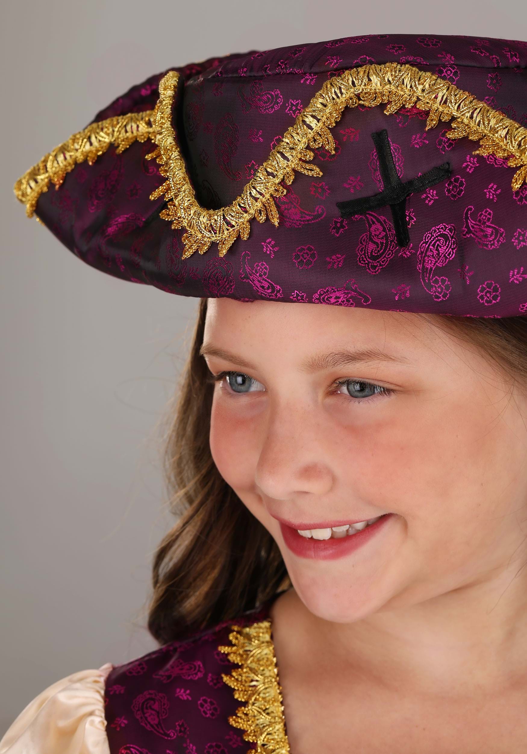 HalloweenCostumes.com FUN Costumes Girl's Deluxe Purple Pirate Costume ...