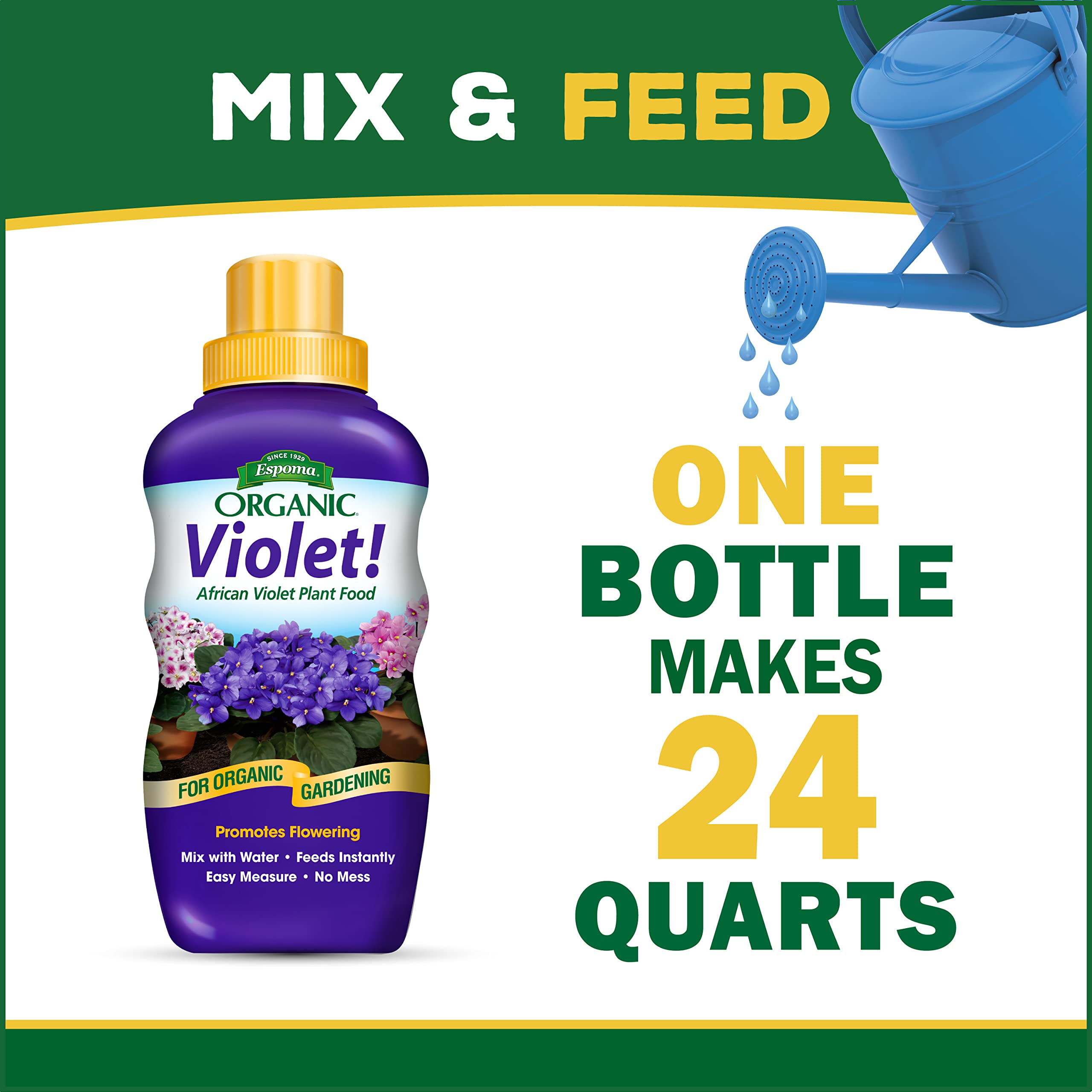 Espoma Organic Violet 8-Ounce Concentrated Plant Food for Violets and ...