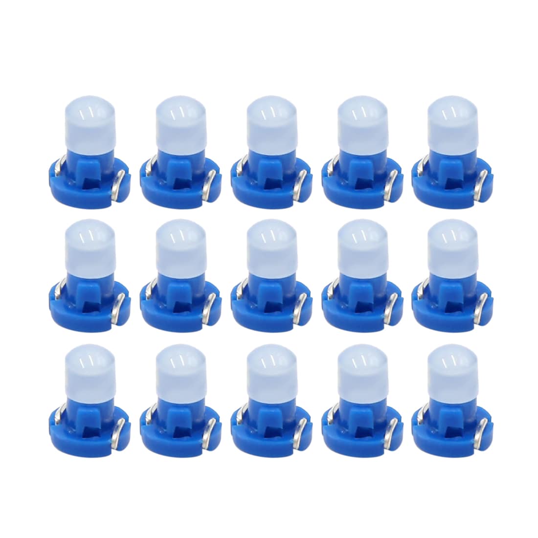 Unique Bargains 15pcs 12V Blue T3 Car Wedge LED Dash Gauge Instrument ...