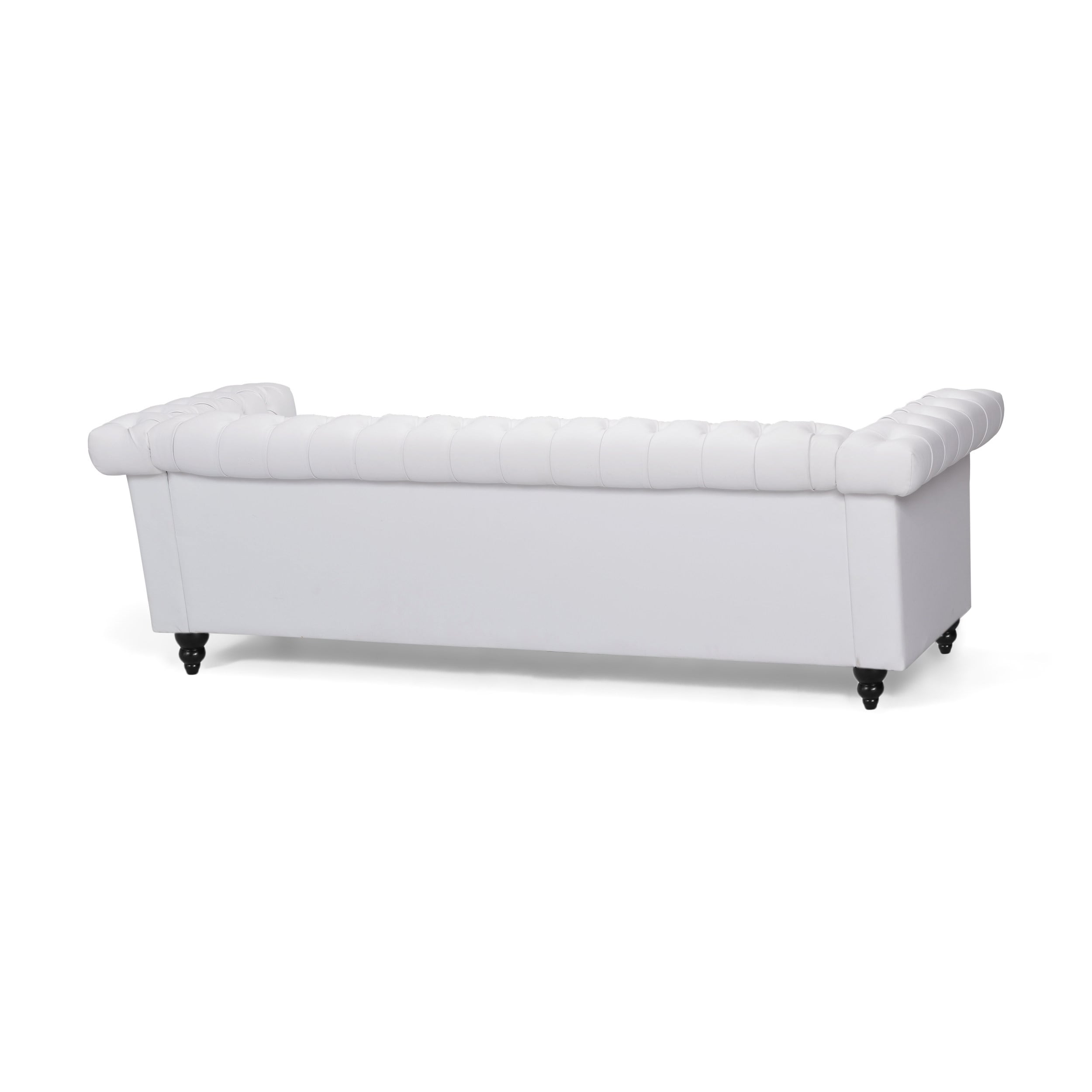Christopher Knight Home Parkhurst Chesterfield Tufted 3-seat Sofa-White ...