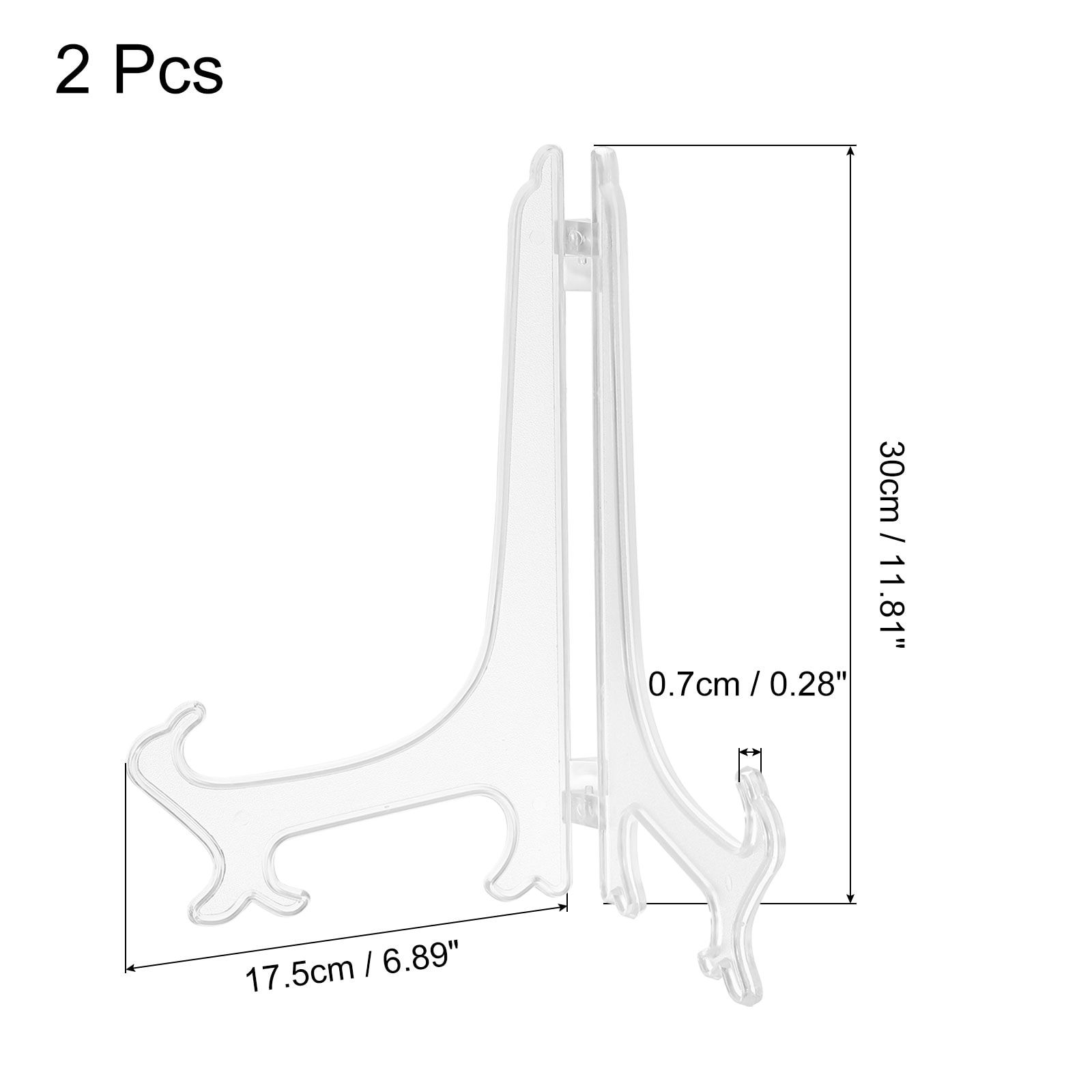 Unique Bargains 12 Inch Display Stand Holders Display Pictures PS ...