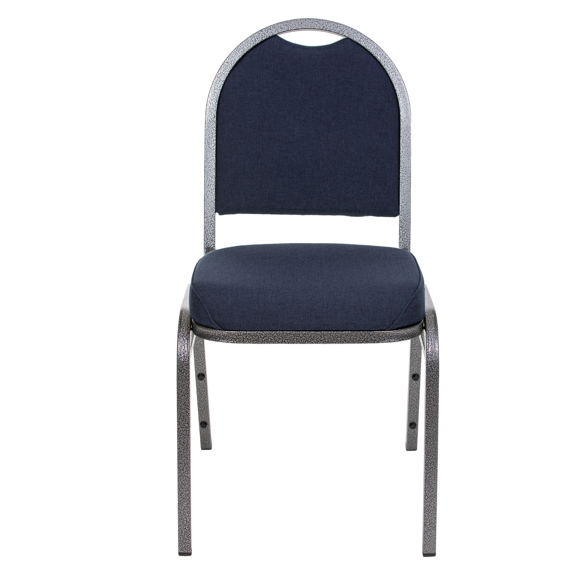 Hampden Furnishings Set of 2 Celia Dark Blue Reception Chair HMD9200SV ...