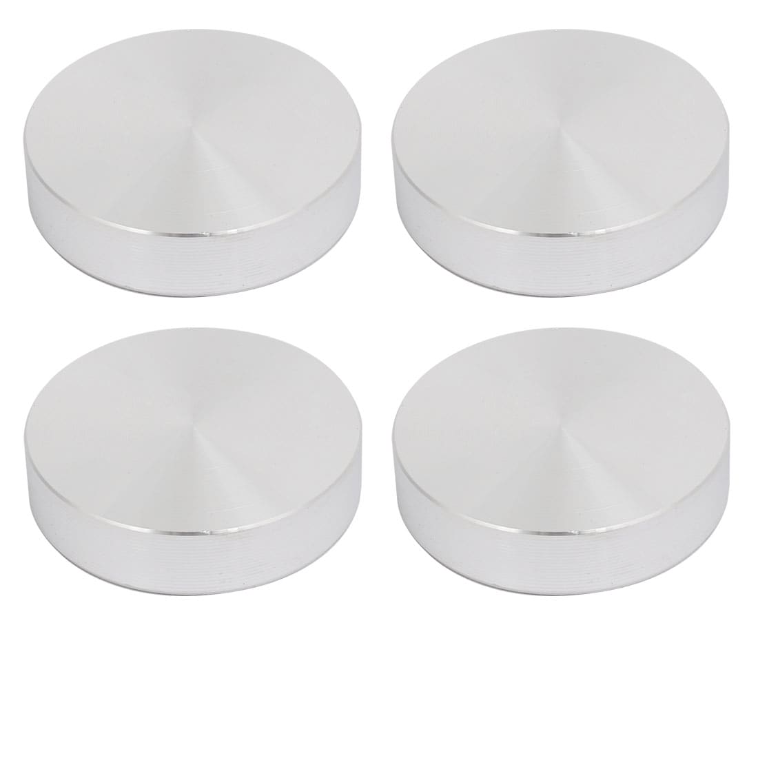 Unique Bargains 4pcs 40mm Dia 10mm Thickness M8 Thread Aluminum Disc ...