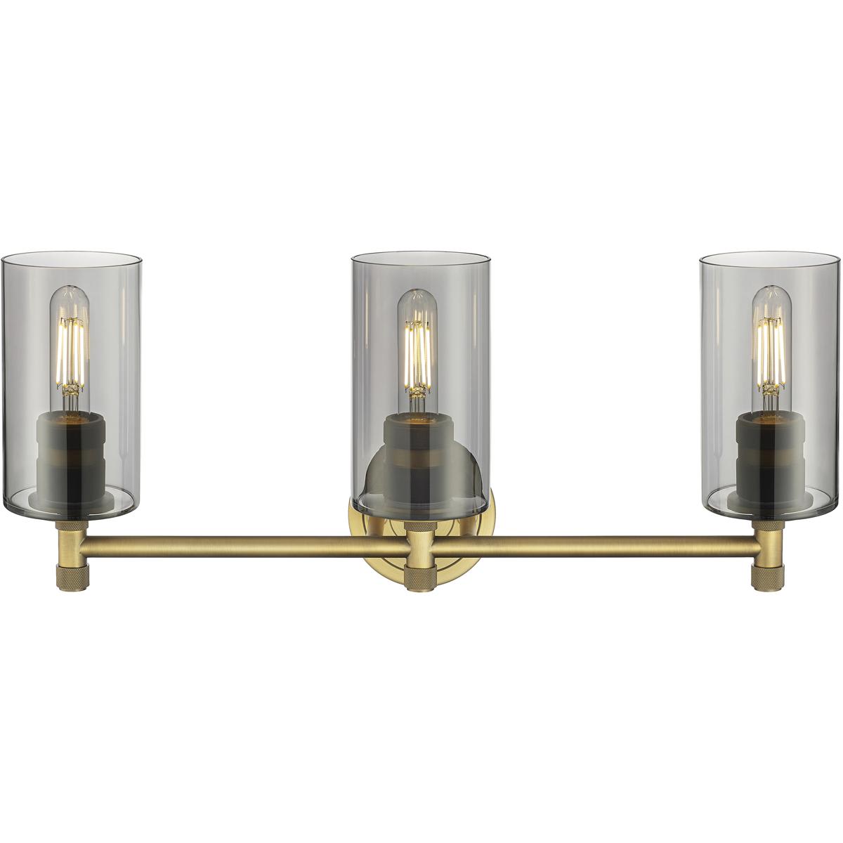 Innovations Lighting 434-3W-BB-G434-7SM Downtown Urban Crown Point ...