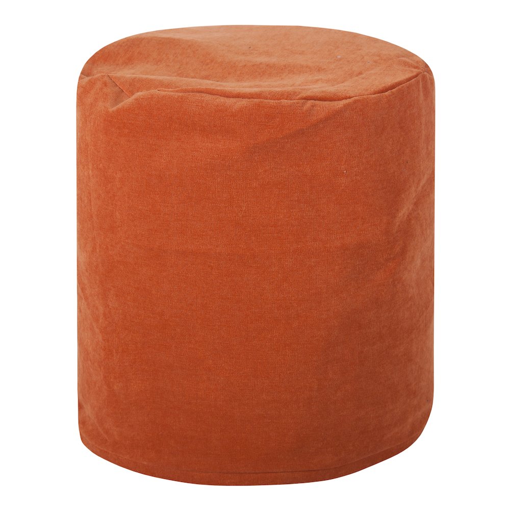 Majestic Home Goods Pouf Villa Orange in the Ottomans & Poufs ...