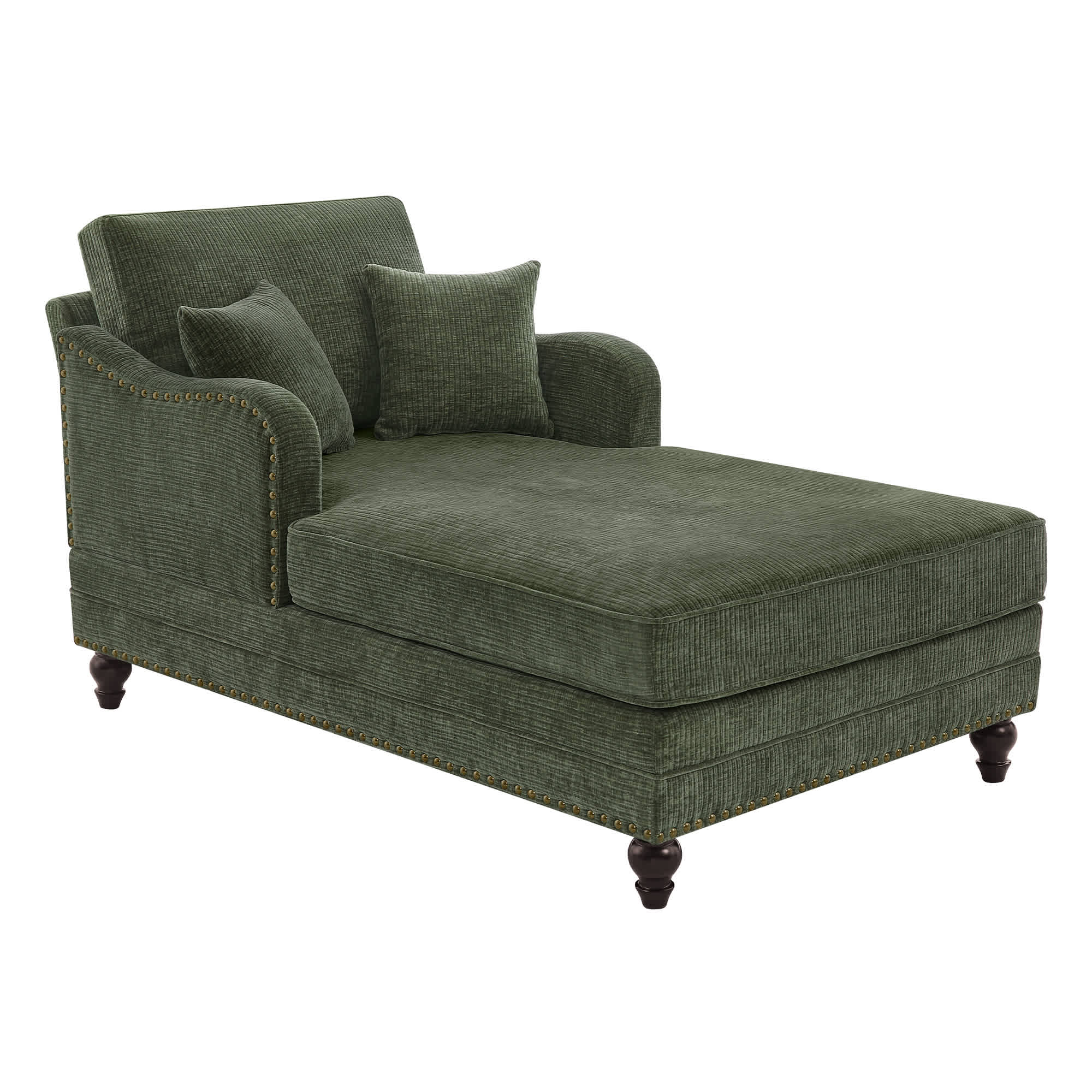 Hosworth Aglaea Upholstered Chaise Lounge with Adjustable Backrest in ...