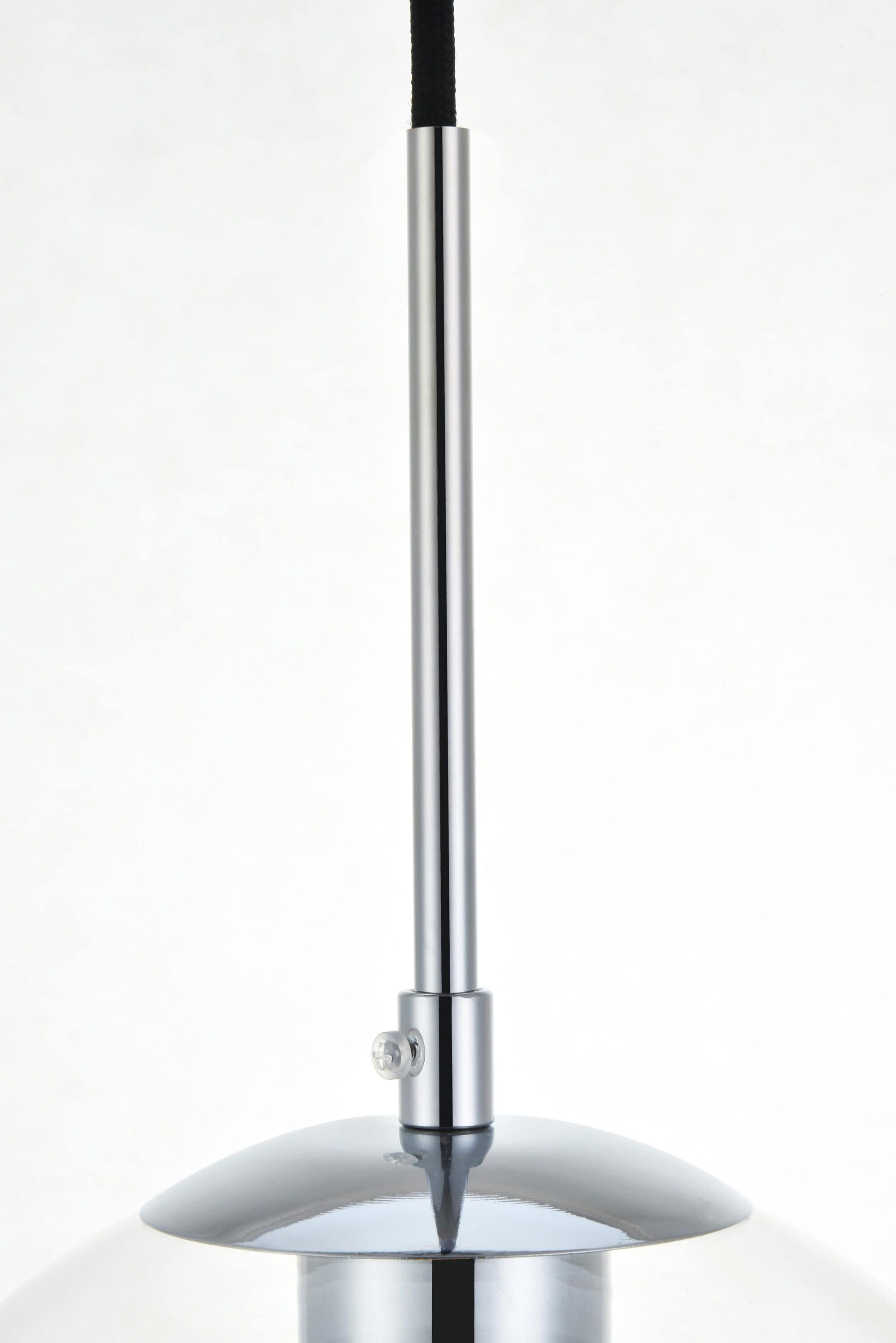 Elegant Decor Home Furnishing 3 -Light Chrome Mid-century Clear glass ...