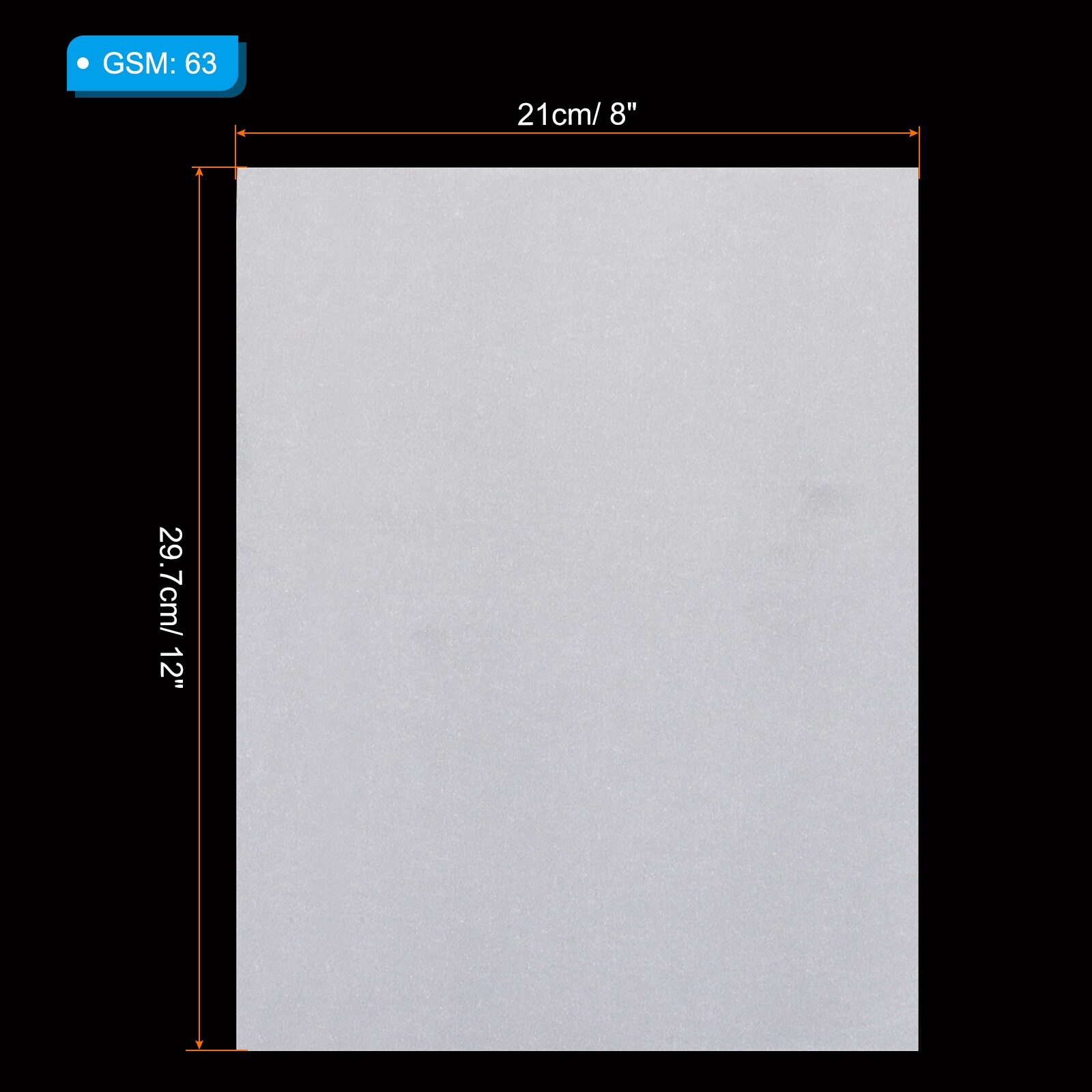 PATIKIL 200 Sheets Trace Paper A4 Translucent Tracing Paper Pad 8-Inch ...
