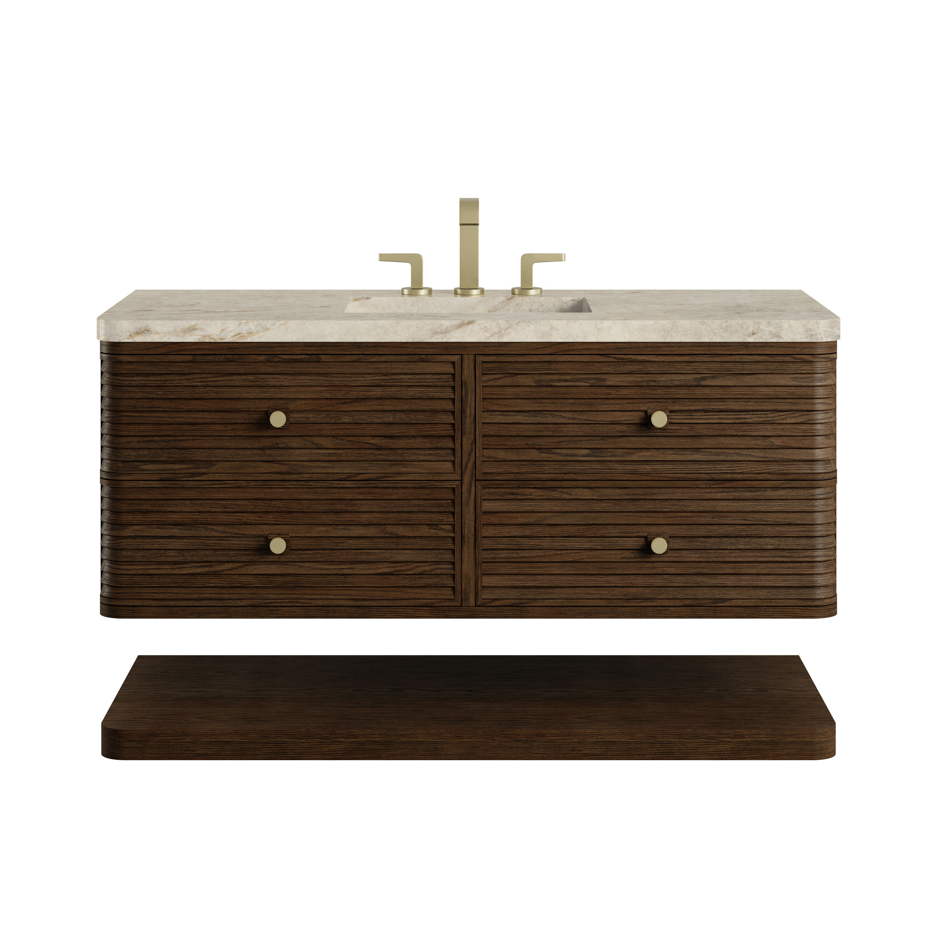 James Martin Vanities Allamari 48-in Sable Undermount Single Sink ...