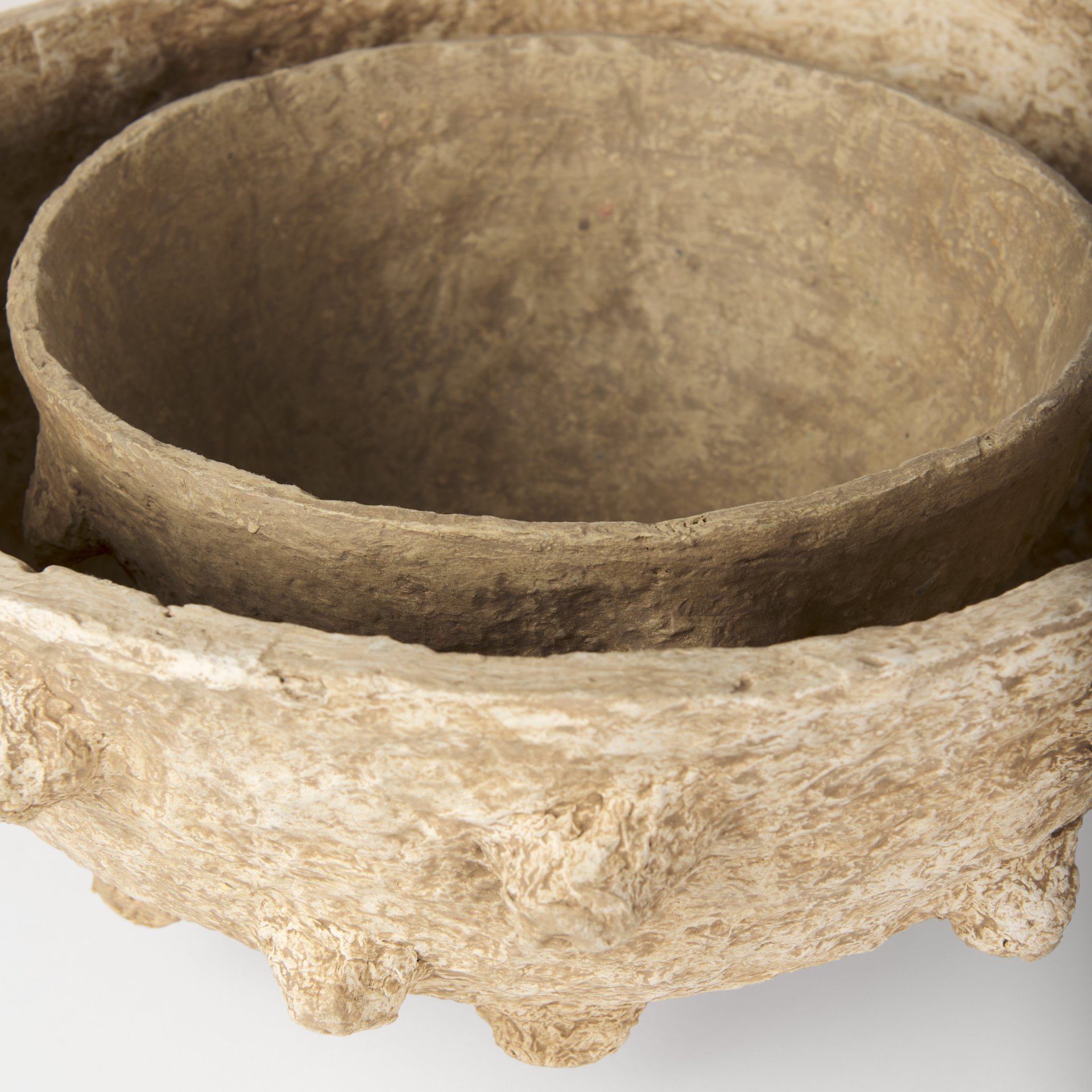 Mercana Off-white Paper Farmhouse Decorative bowl in the Decorative ...