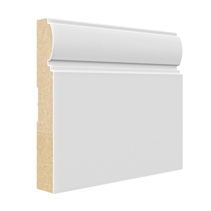 Metrie 3 4 In X 5 1 2 In X 8 Ft Primed Mdf Baseboard Moulding In The